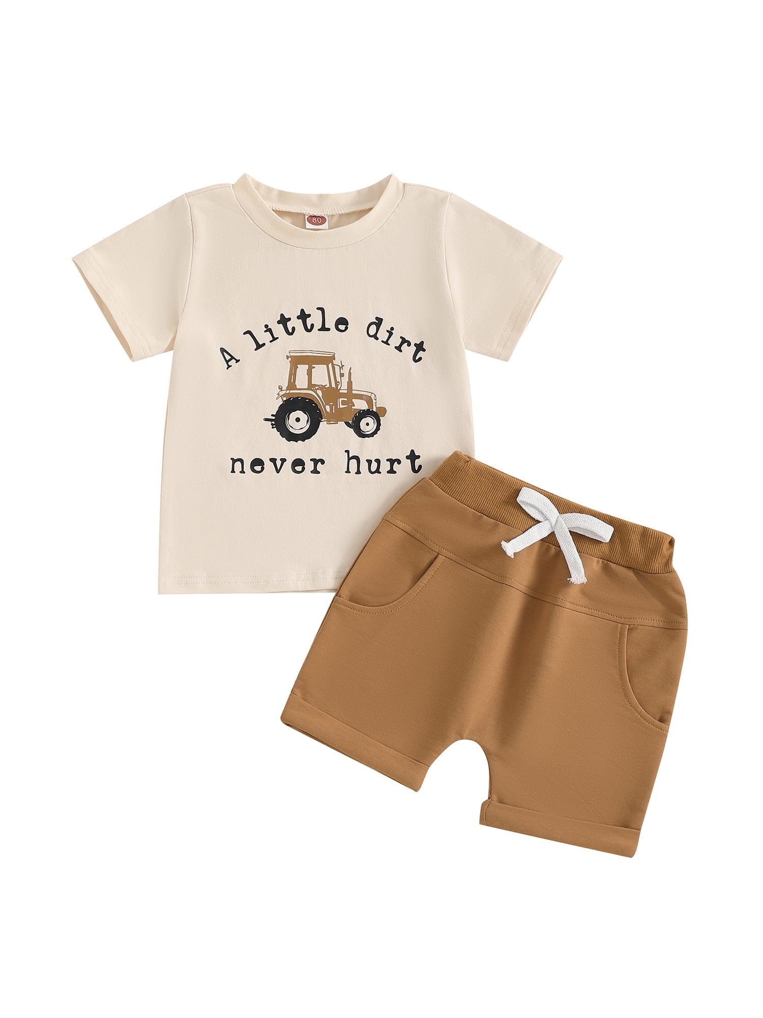 Toddler Kids Boy Shorts Clothing Set 0 6 12 18 24 Months 2T 3T 4T ...