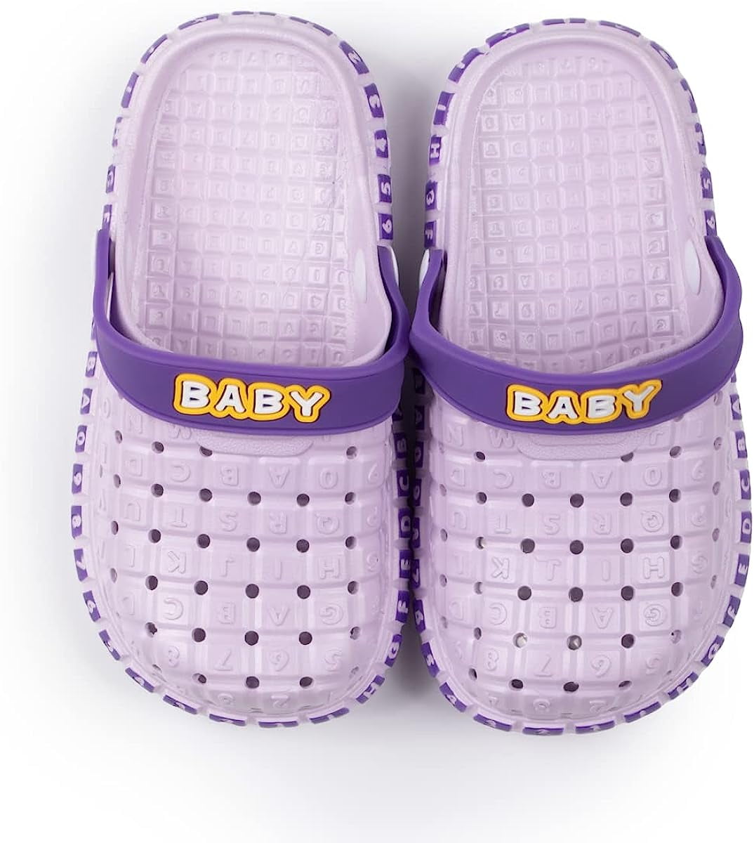 Toddler Kids Boys Girls Cute Garden Water Clogs Alphabet Sandals Slip ...