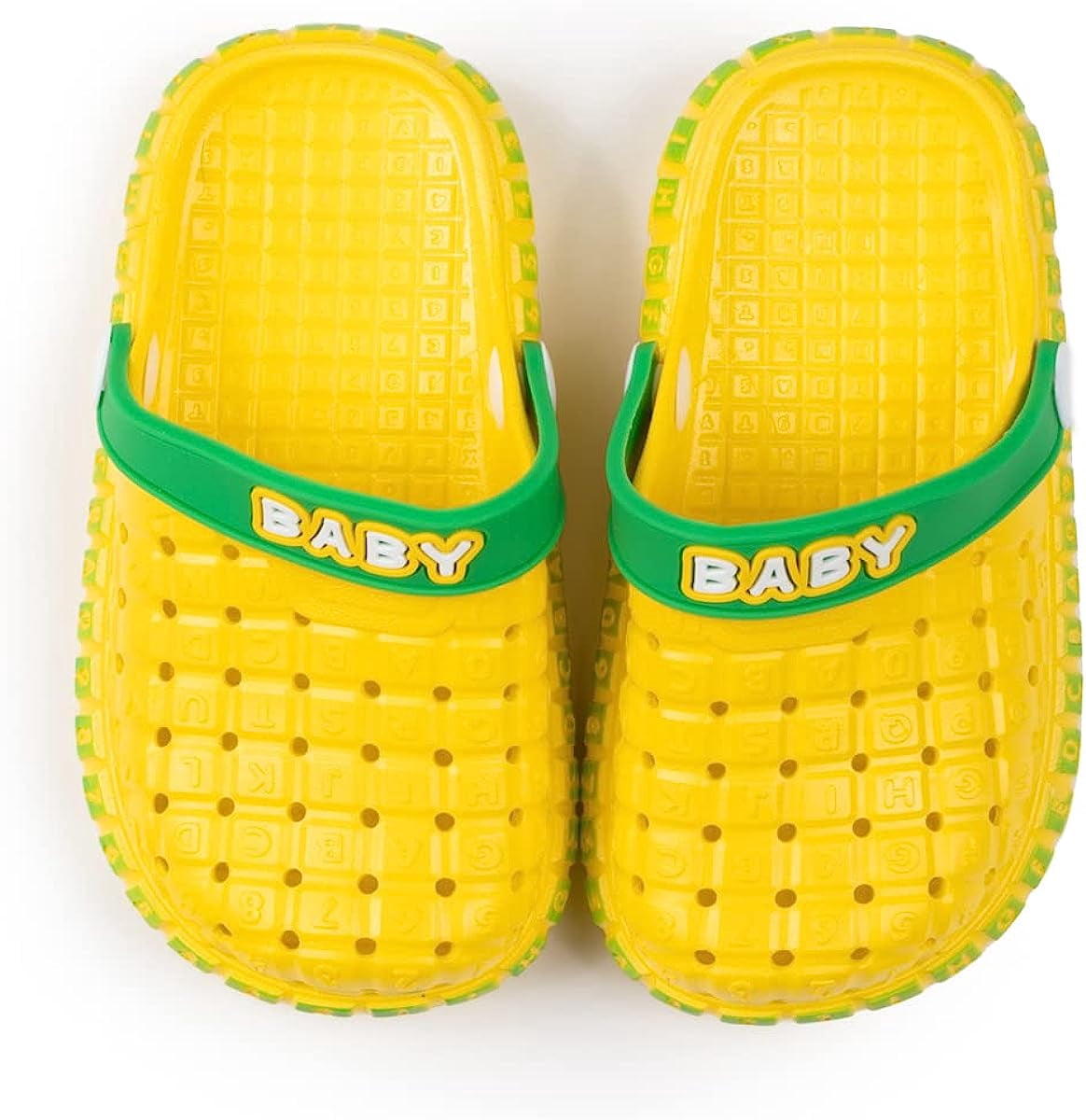 Toddler Kids Boys Girls Cute Garden Water Clogs Alphabet Sandals Slip ...