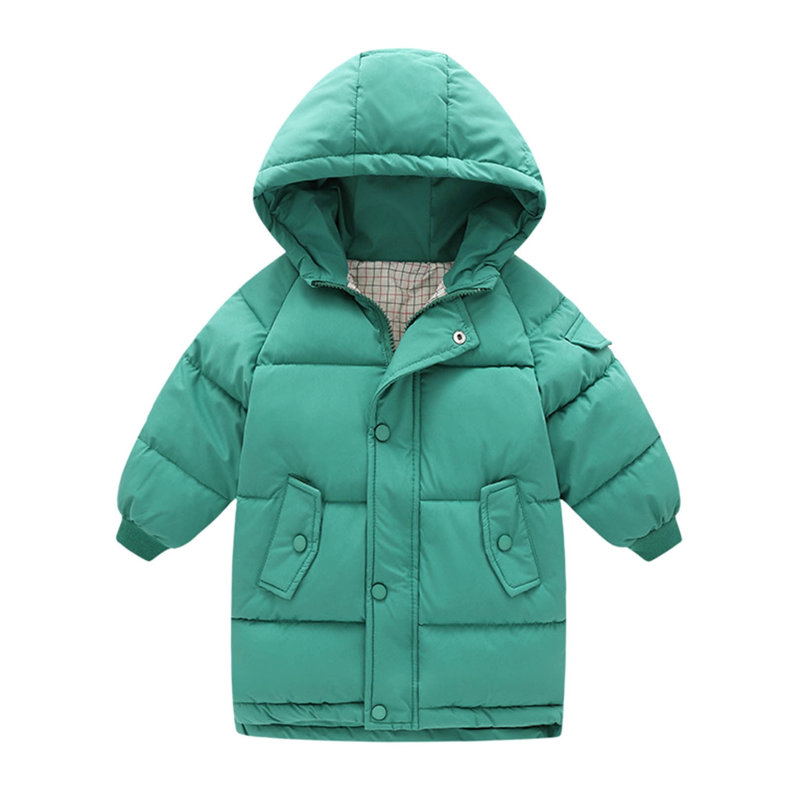 Toddler Kids Boys Girls Down Jacket Hoodie Thick Warm Winter Jacket Coat Outwear Parka Windproof ...