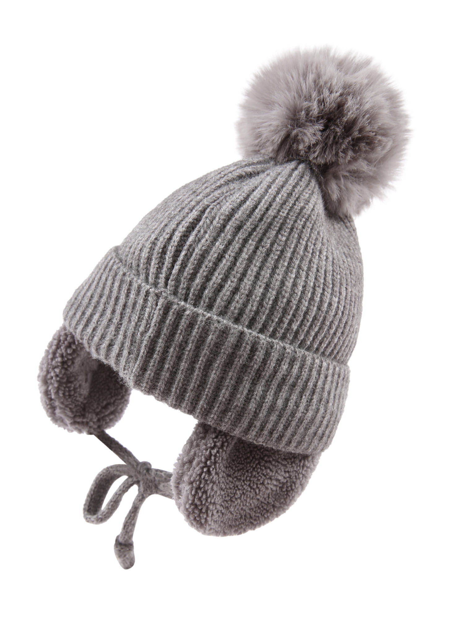 Toddler Kids Fleece Cap With Ear Flap Baby Boys Girls Infant Cotton ...