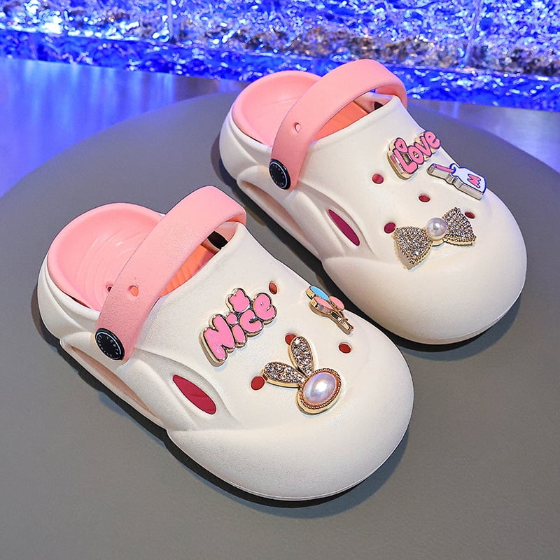 Toddler Kids Garden Clogs Cartoon Boys Girls Slip on Water Shoes ...