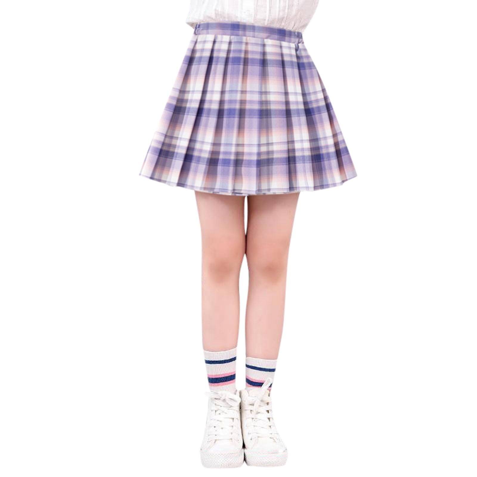 Toddler Kids Girls Pleated Plaid Mini Skirt Girl Skirts Skorts Outfits ...