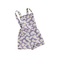 Wonder Nation Girls Denim Shortall, Sizes 4-18 - Walmart.com