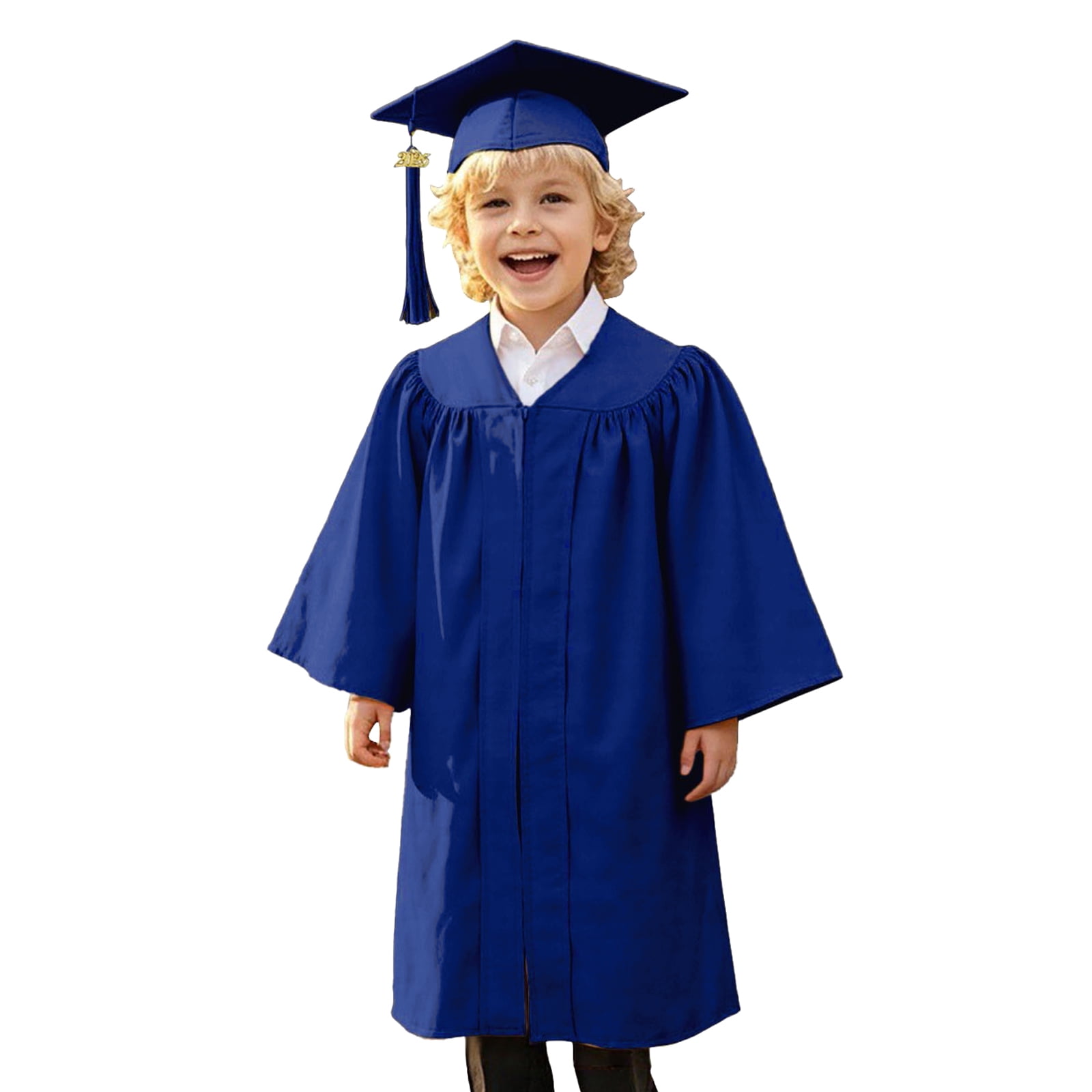 Toddler Kindergarten Graduation Cap and Gown for Toddlers Blue Cap and ...