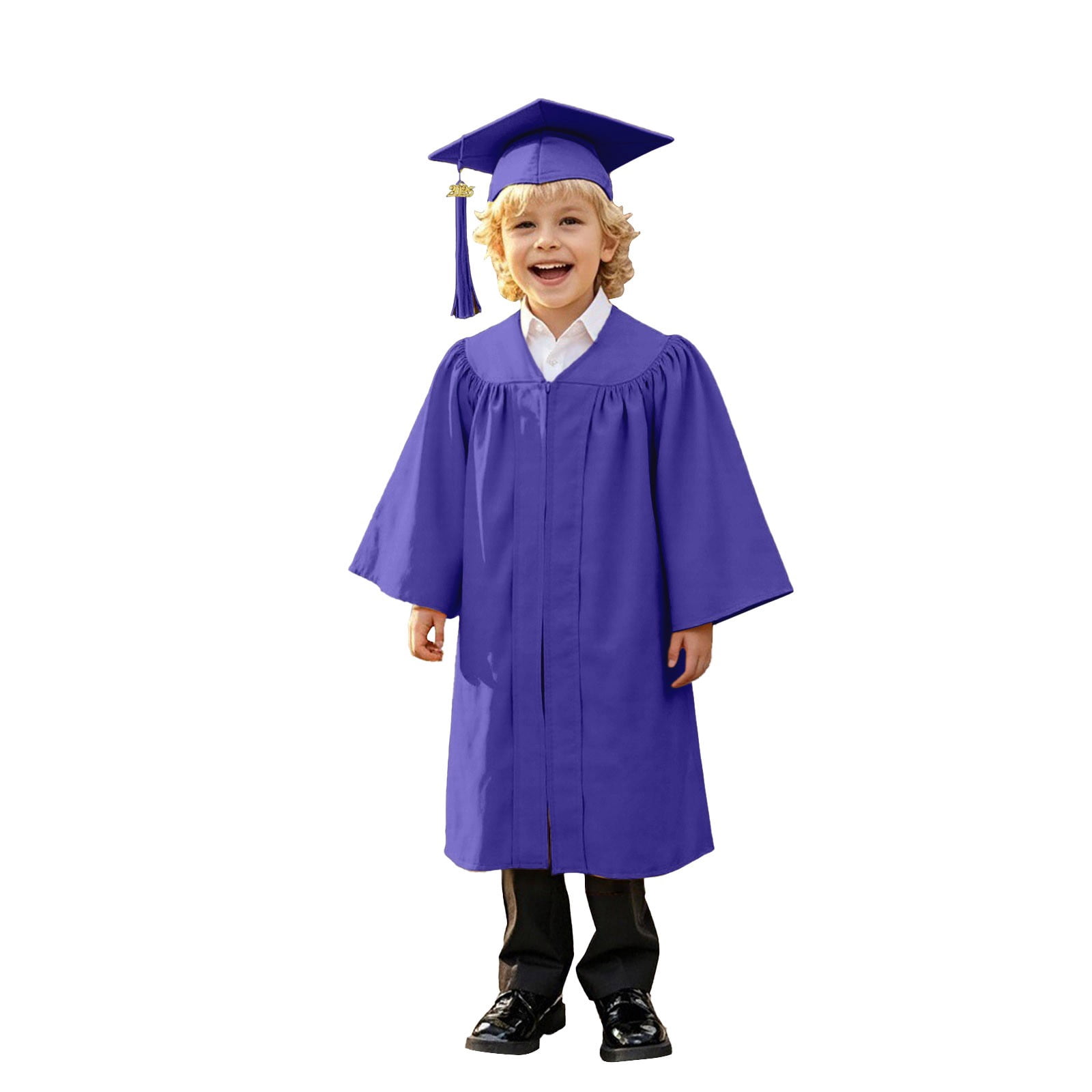 Toddler Kids Primary School Graduation Cap and Gown With 2025 Tassel ...