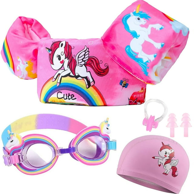 Toddler Kids Swim Vest Set 5 PACK,Girls and Boys Floaties Unicorn ...