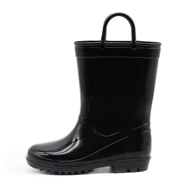Girls Gradient Waterproof Light Up Rain Boots Kids Glitter Rain Boots ...