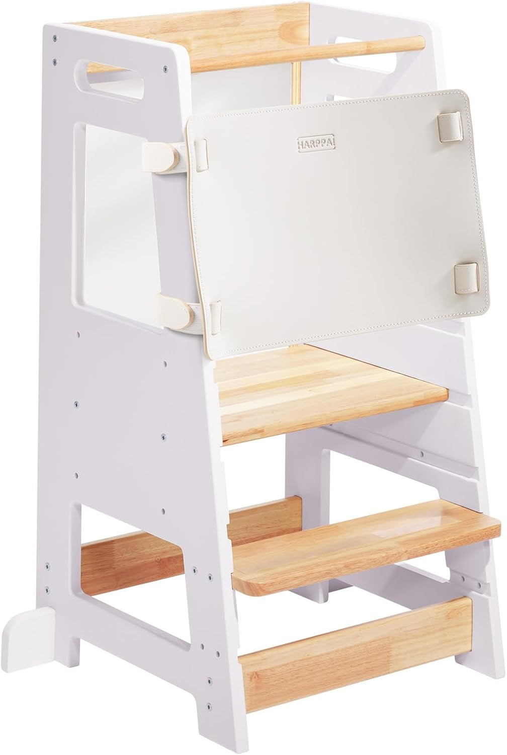 Toddler Kitchen Stools Helper with Adjustable Height and Anti-Slip ...