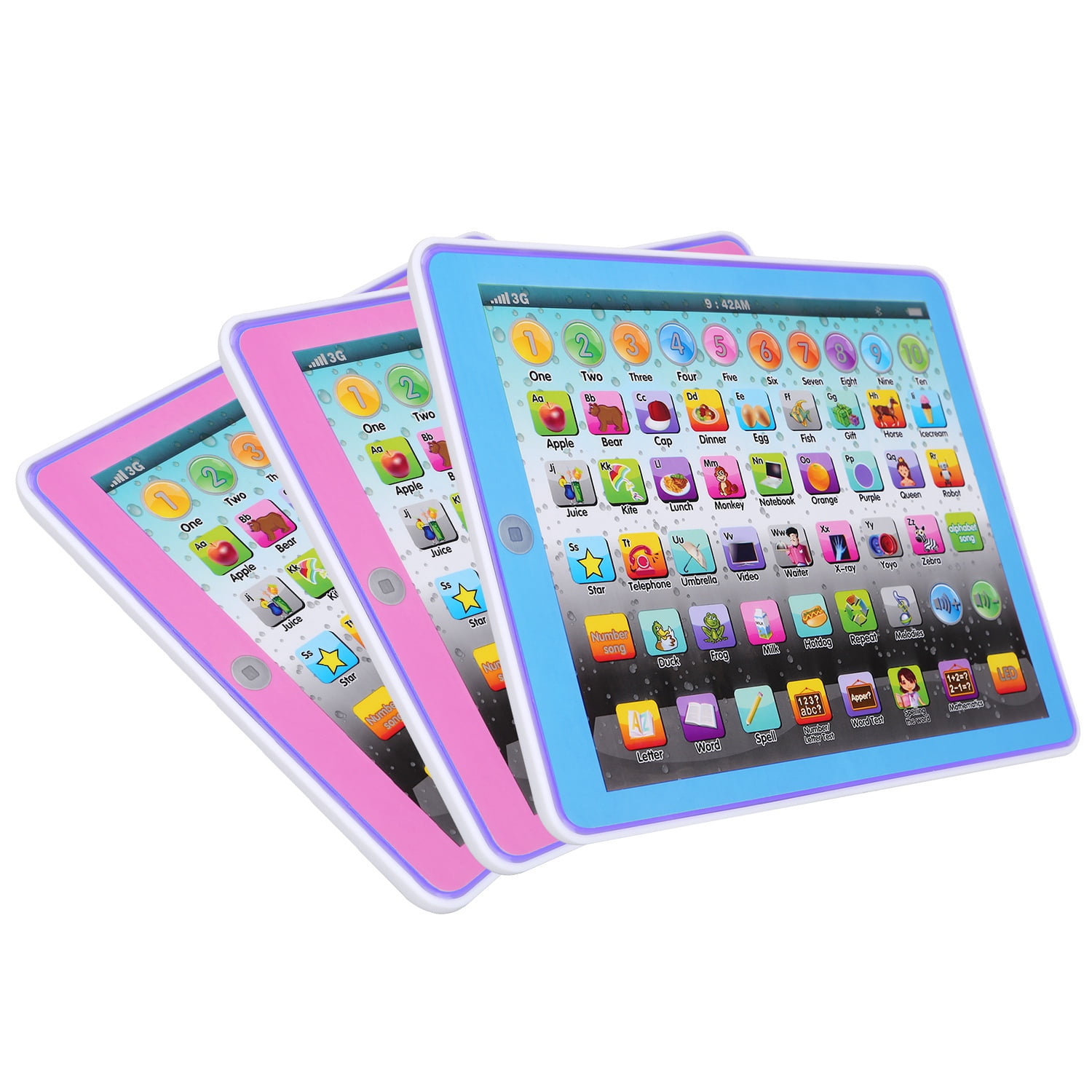 Toddler Learning Tablet Toy TeqHome Educational Child Tablet Toy ...