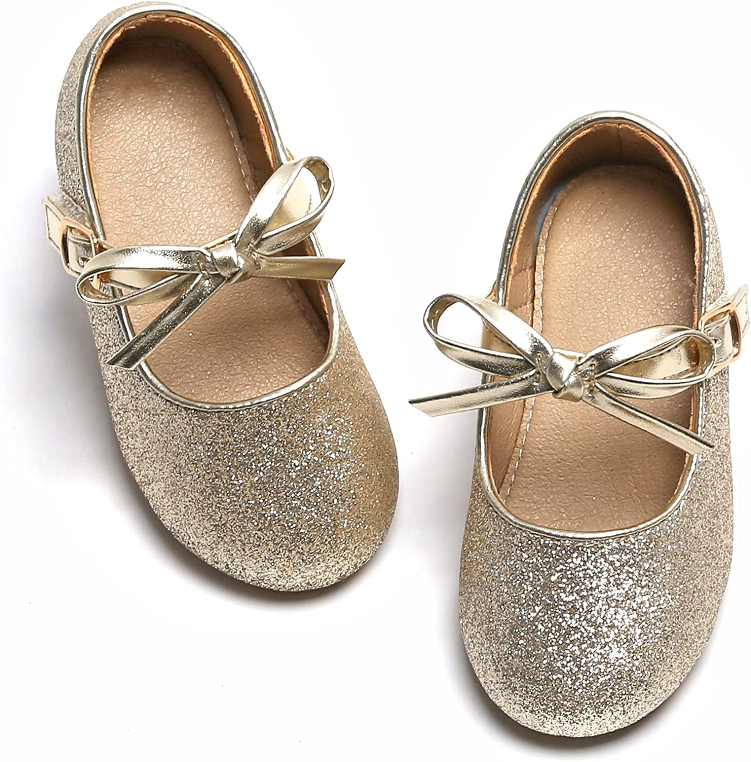 Toddler Little Girl Dress Shoes - Girl Mary Jane Flats Party School ...