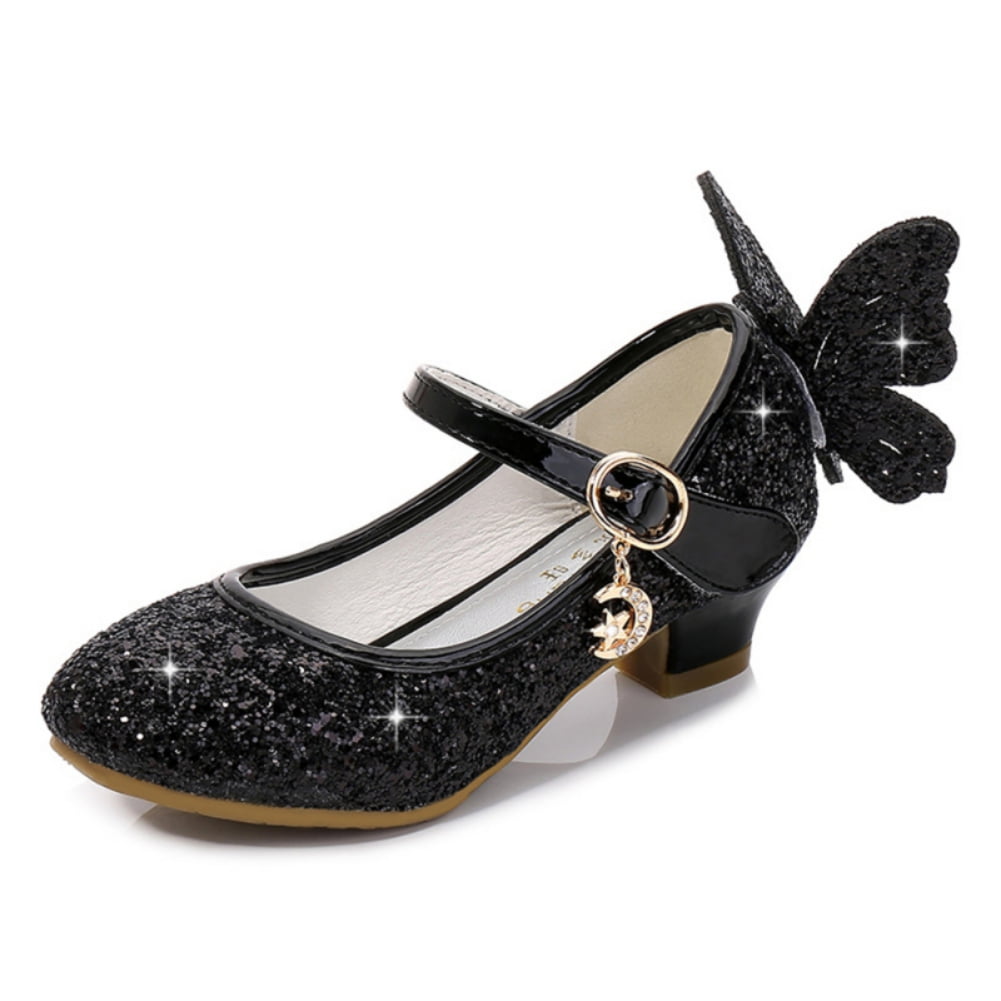 Toddler Little Girls Princess Cosplay Performance Shoes Sequins Wedding ...