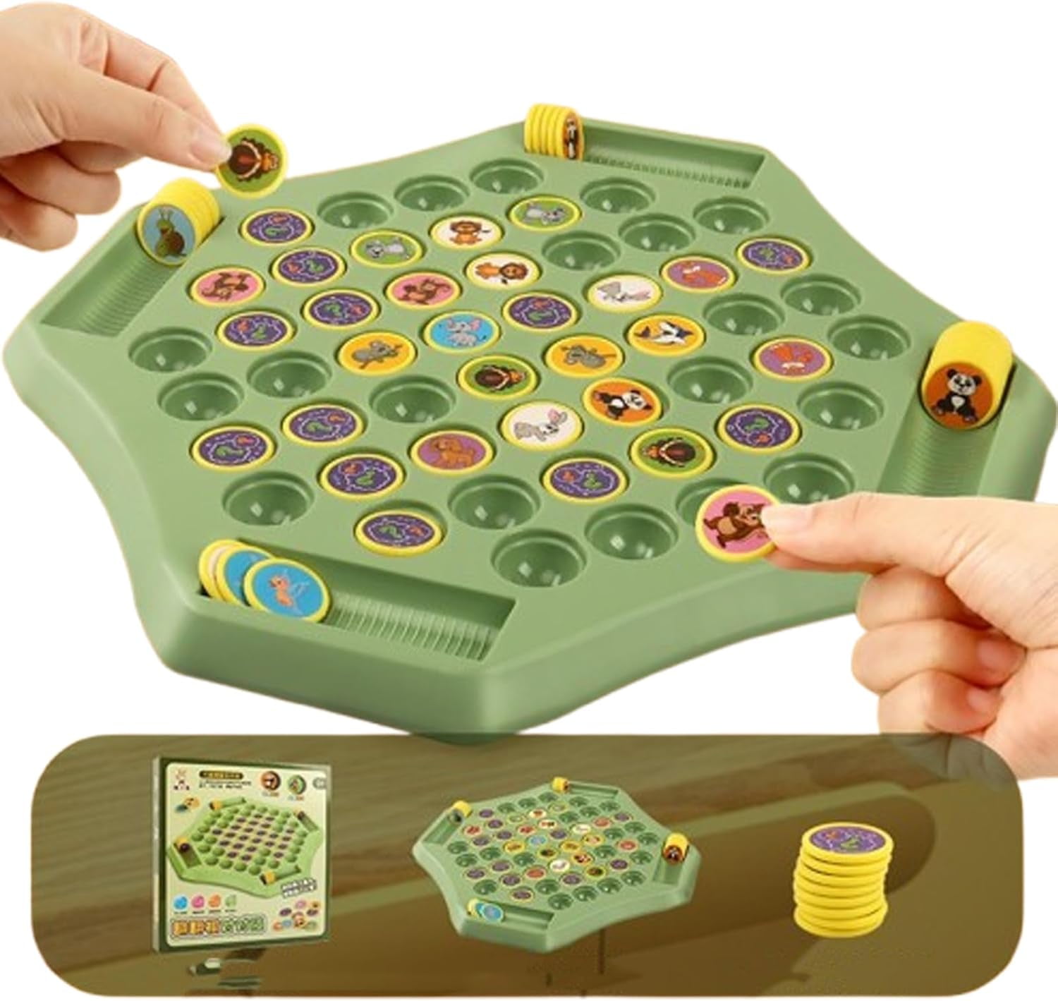 Toddler Memory Game, Cartoon Patterns Flip Chess Matching Game With 52 ...