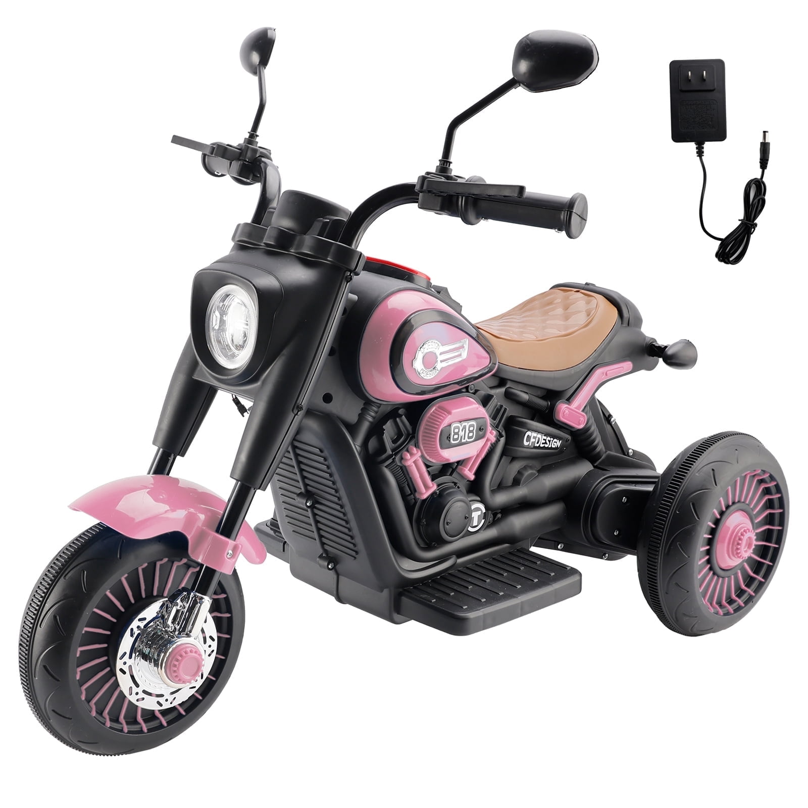 Bruce&Shark Toddler Motorcycle, 6V Battery Powered Electric Motorcycle ...