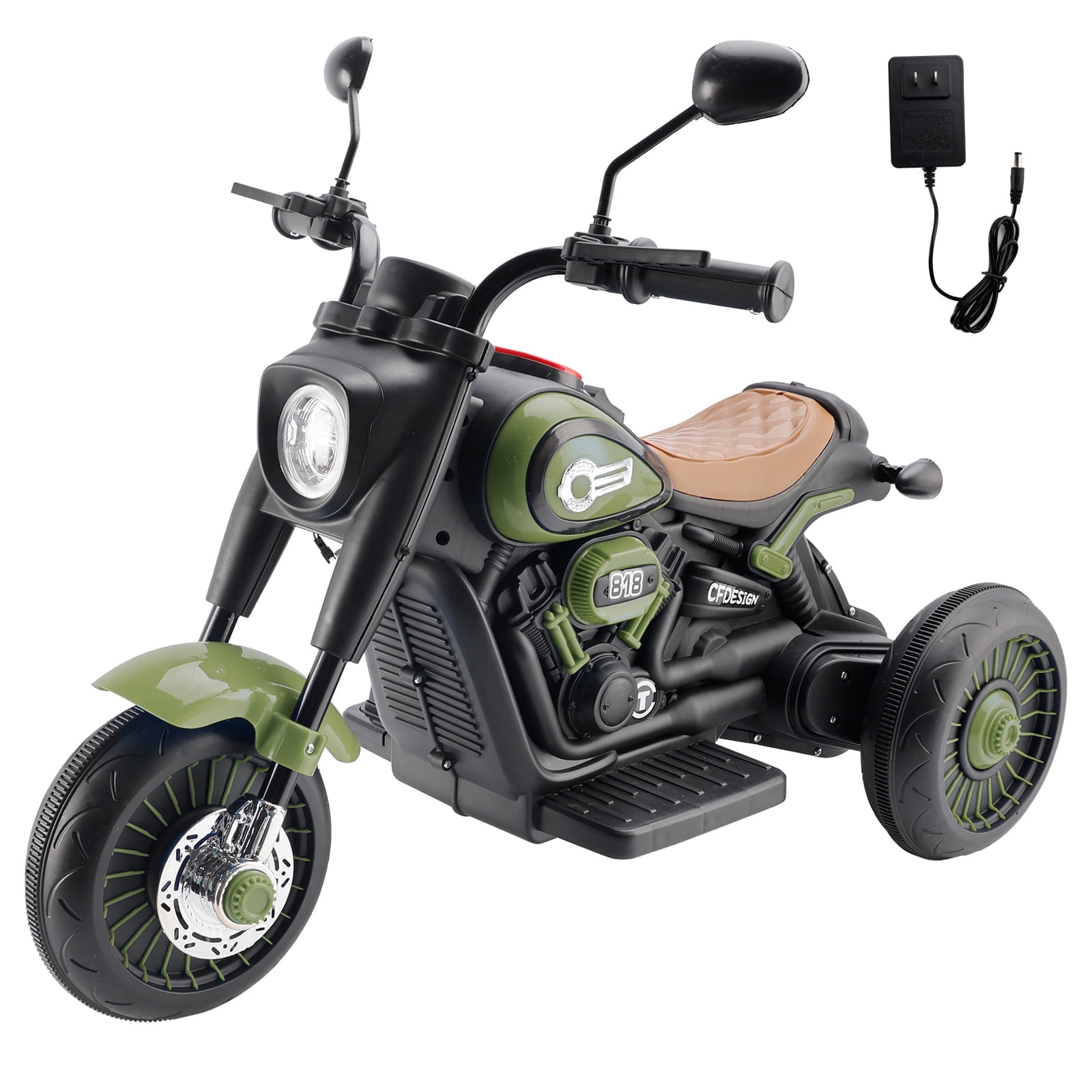 Bruce&Shark Toddler Motorcycle, 6V Battery Powered Electric Motorcycle ...