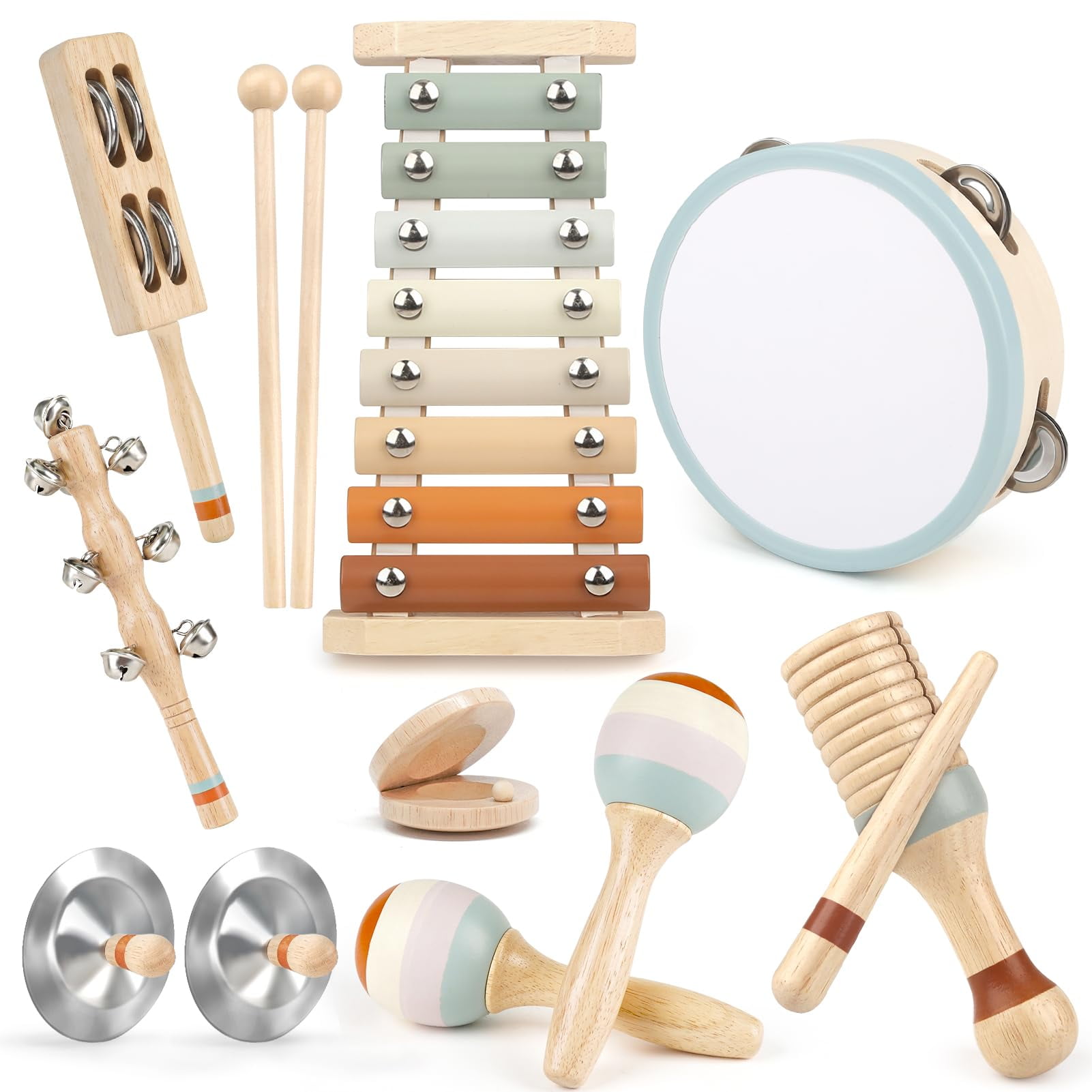 Toddler Musical Instruments, Joyreal TSF6 Baby Musical Instruments ...