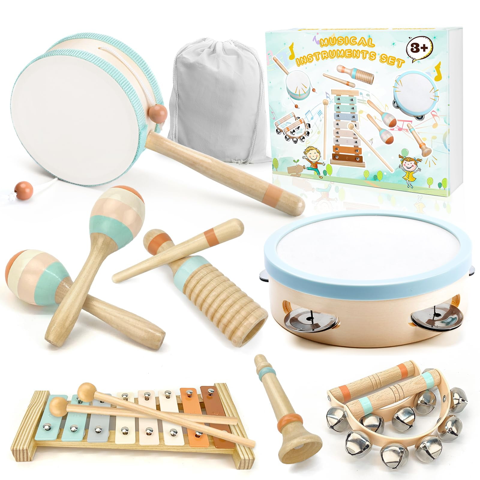 Toddler Musical Instruments-Musical Toys Wooden Montessori Toys For ...