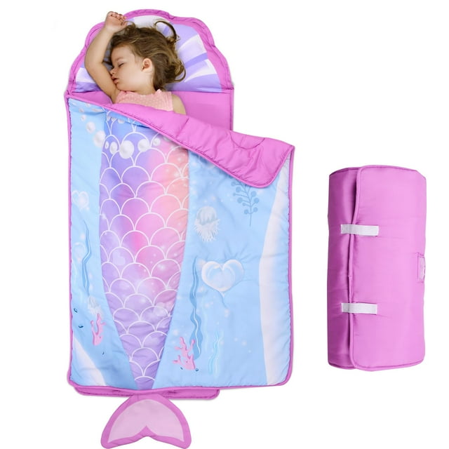 Toddler Nap Mat,Nap Mats with Removable Pillow,Sleeping Bags,Kids Nap ...