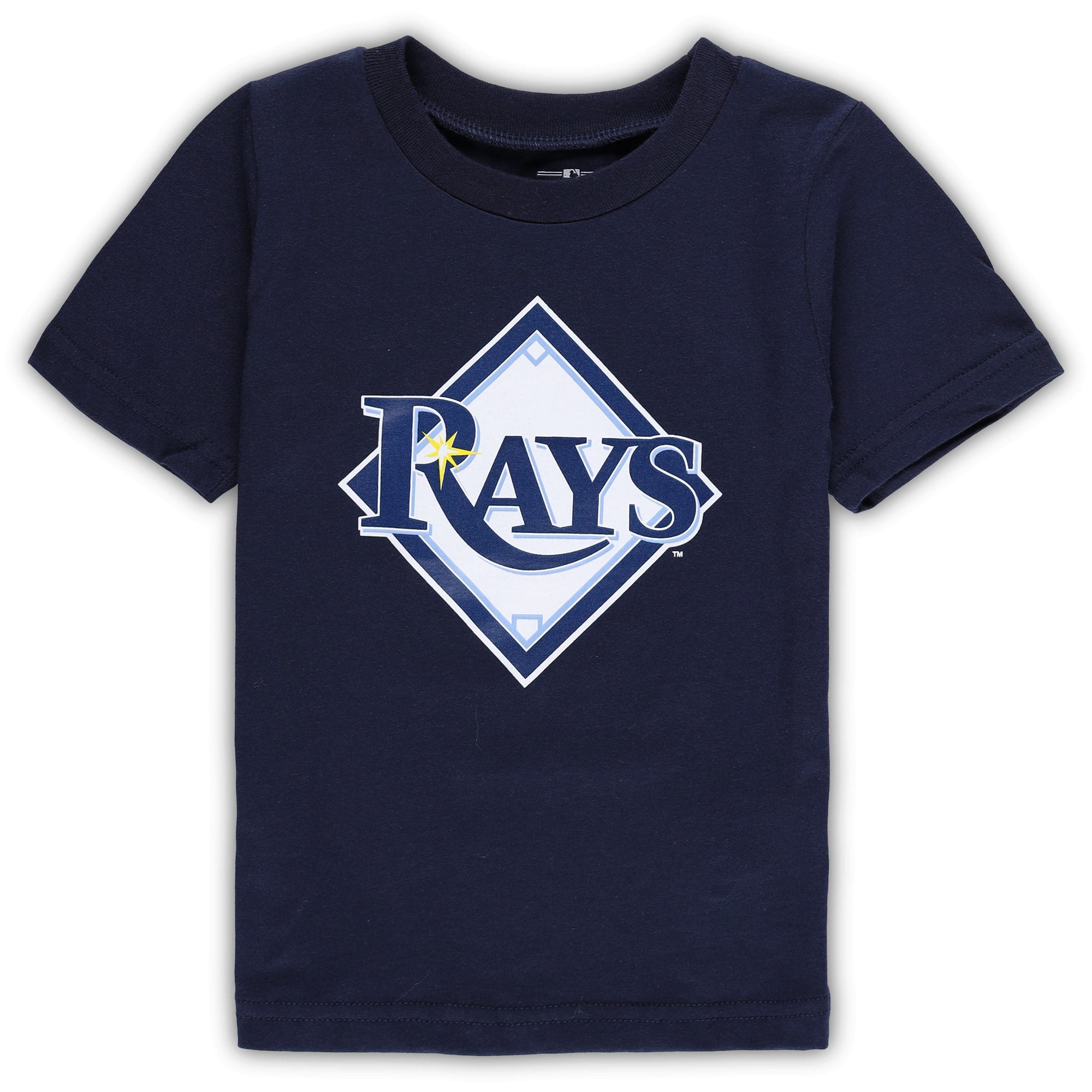 Toddler Navy Tampa Bay Rays Team Crew Primary Logo T-Shirt - Walmart.com