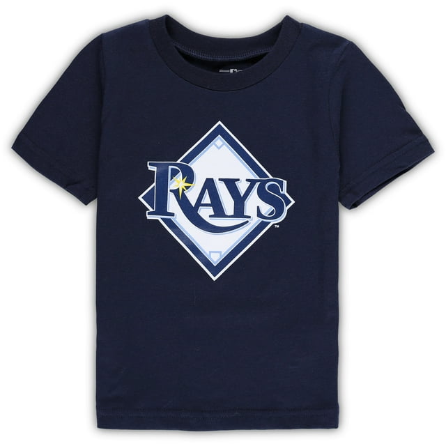 Toddler Navy Tampa Bay Rays Team Crew Primary Logo T-Shirt - Walmart.com
