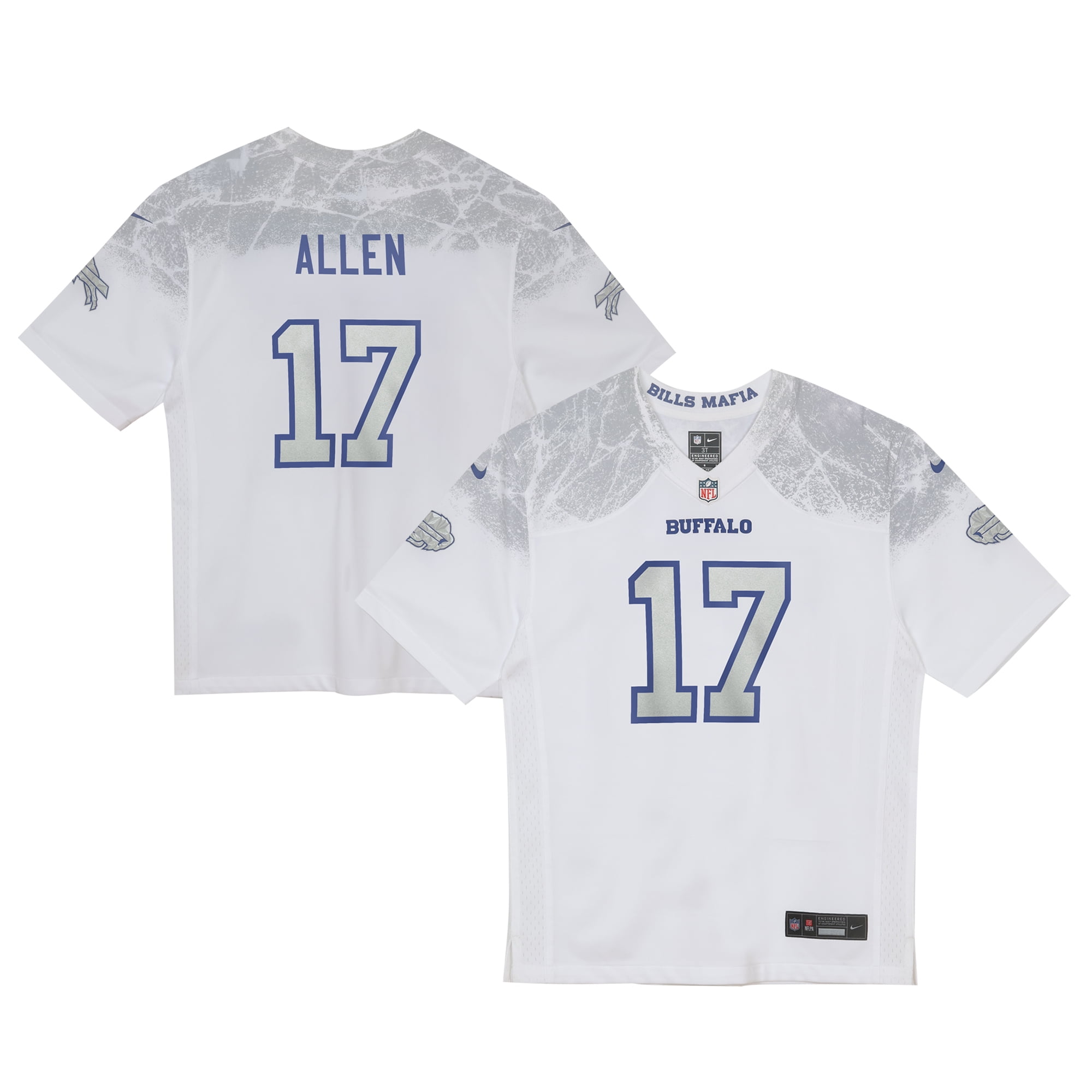 Toddler Nike Josh Allen White Buffalo Bills 2025 Rivalries Collection ...