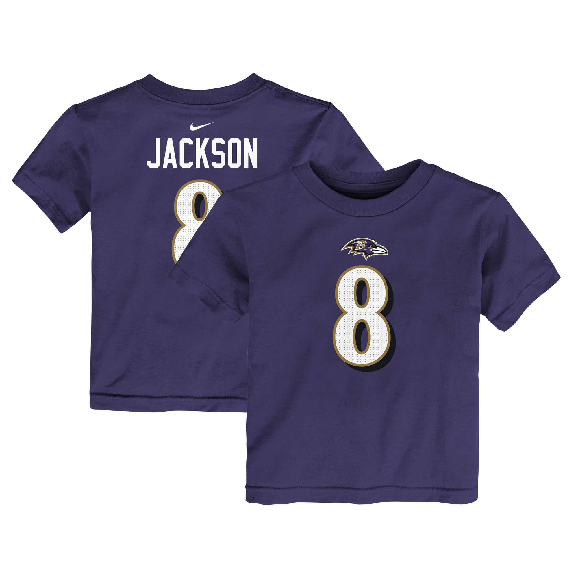 Toddler Nike Lamar Jackson Purple Baltimore Ravens Player Name & Number ...