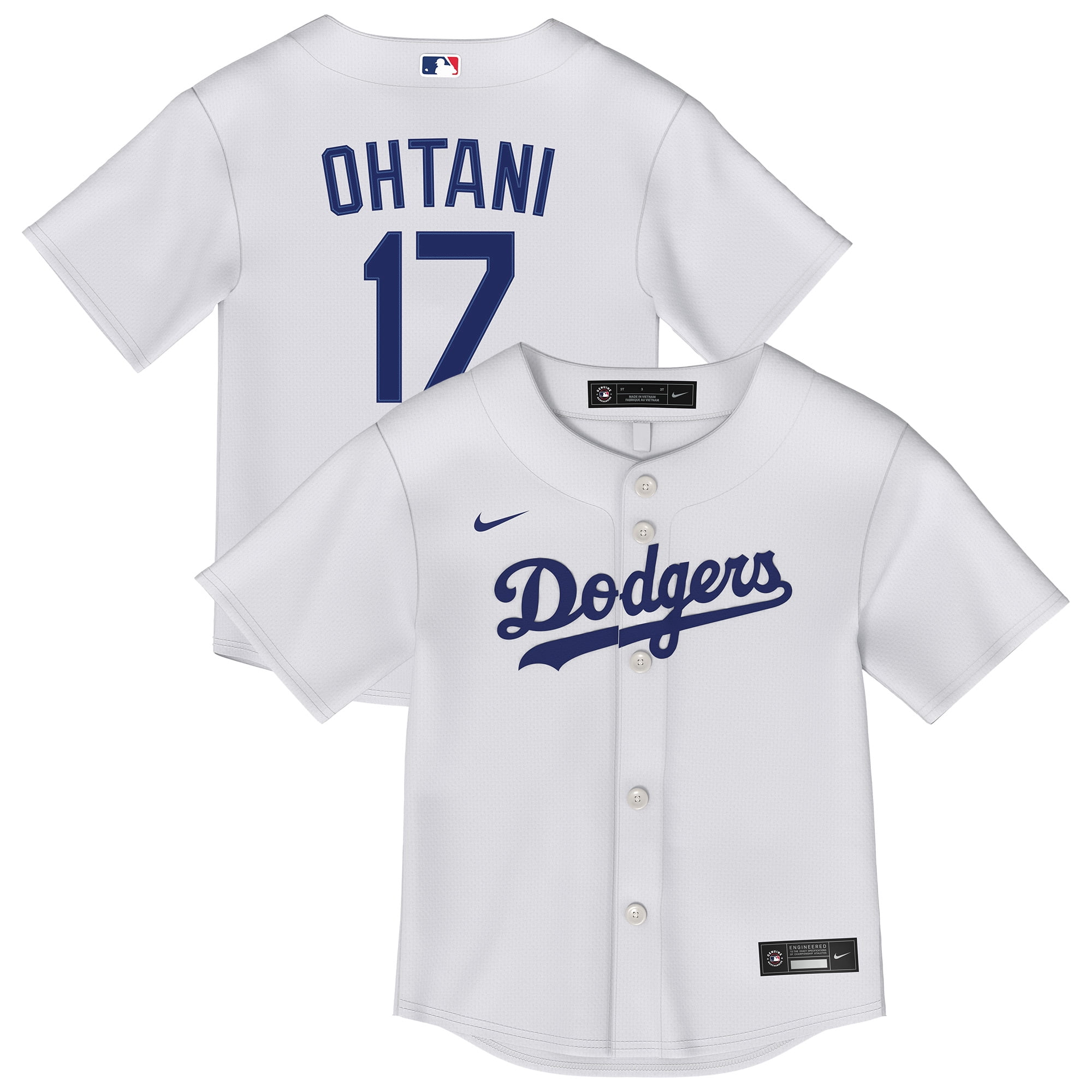 Toddler Nike Shohei Ohtani White Los Angeles Dodgers Home Replica ...