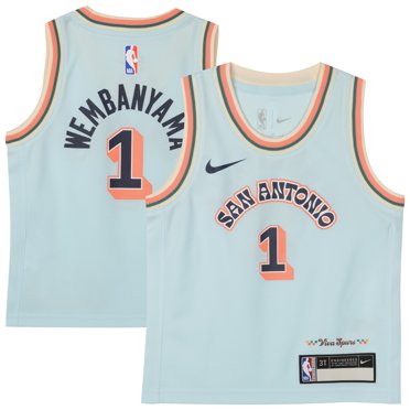 Youth Nike Victor Wembanyama Light Blue San Antonio Spurs 2024/25 City ...