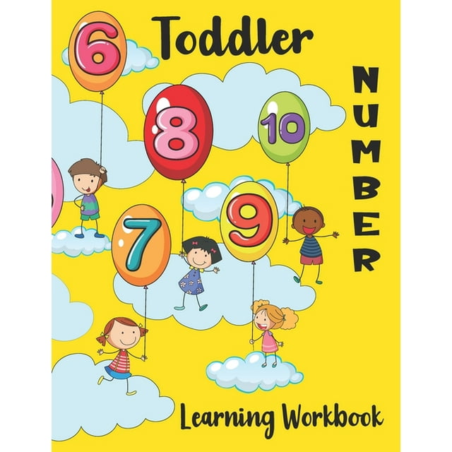 Toddler Number Learning Workbook: Learn to Write, Color, Trace, Count ...