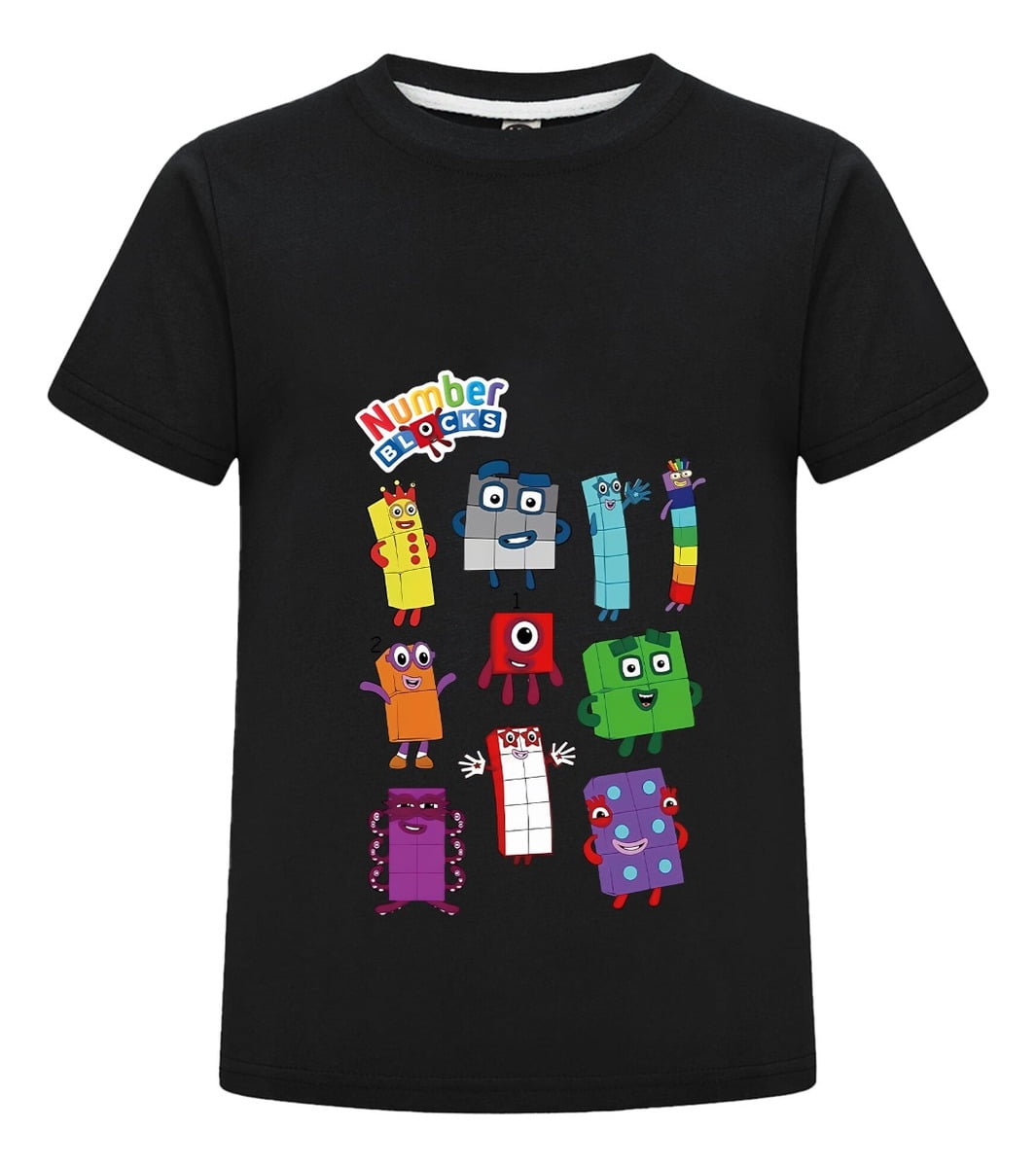 Toddler Numberblocks Shirt – Cartoon Math Educational T-Shirt – Kids ...