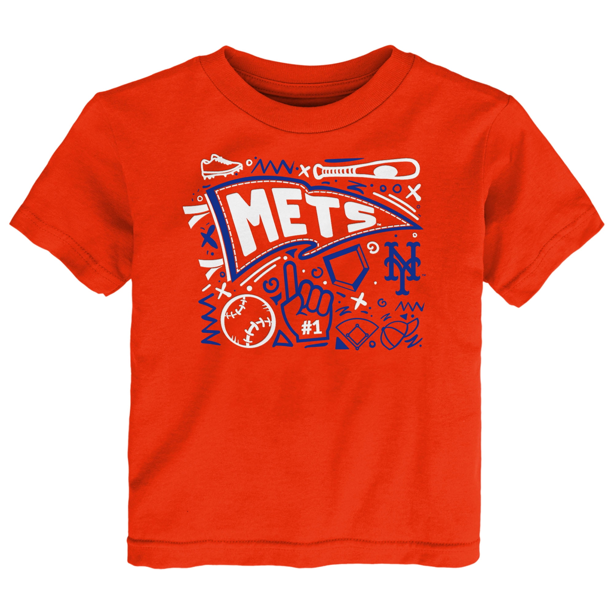 Toddler Orange New York Mets Ballpark Fun T-Shirt - Walmart.com
