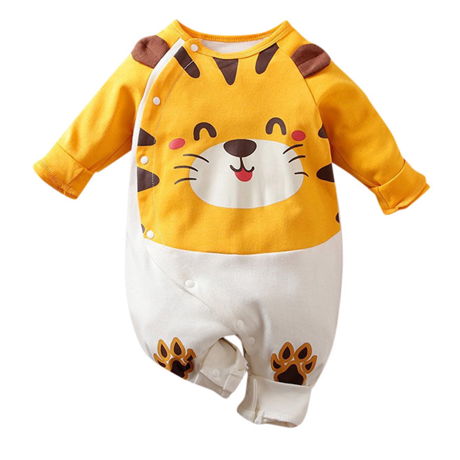 Toddler Outfits For Boys Cartoon Animal Corgi Bear Tiger Jumpsuit ...