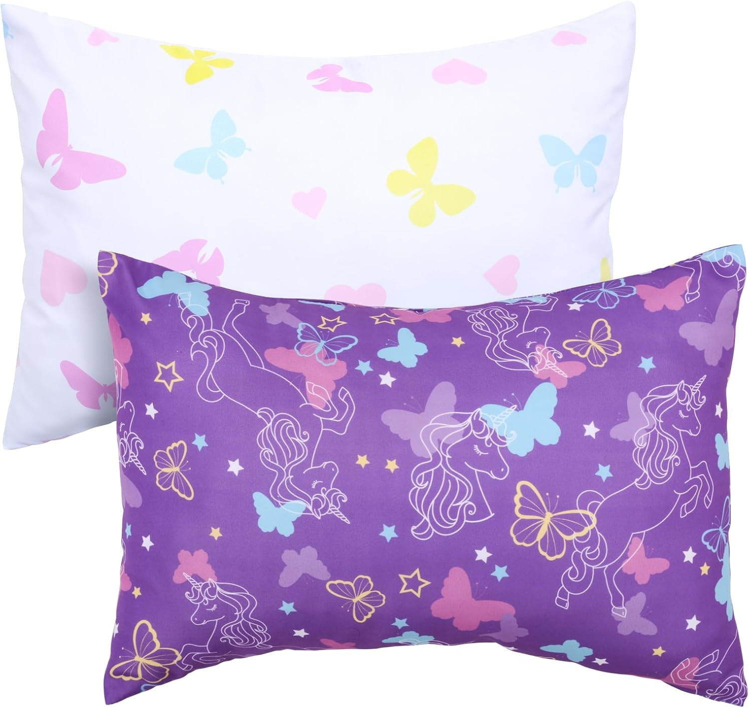 Toddler Pillowcases for Girls 13X18 12x16 14x19 Butterfly Baby Pillow ...