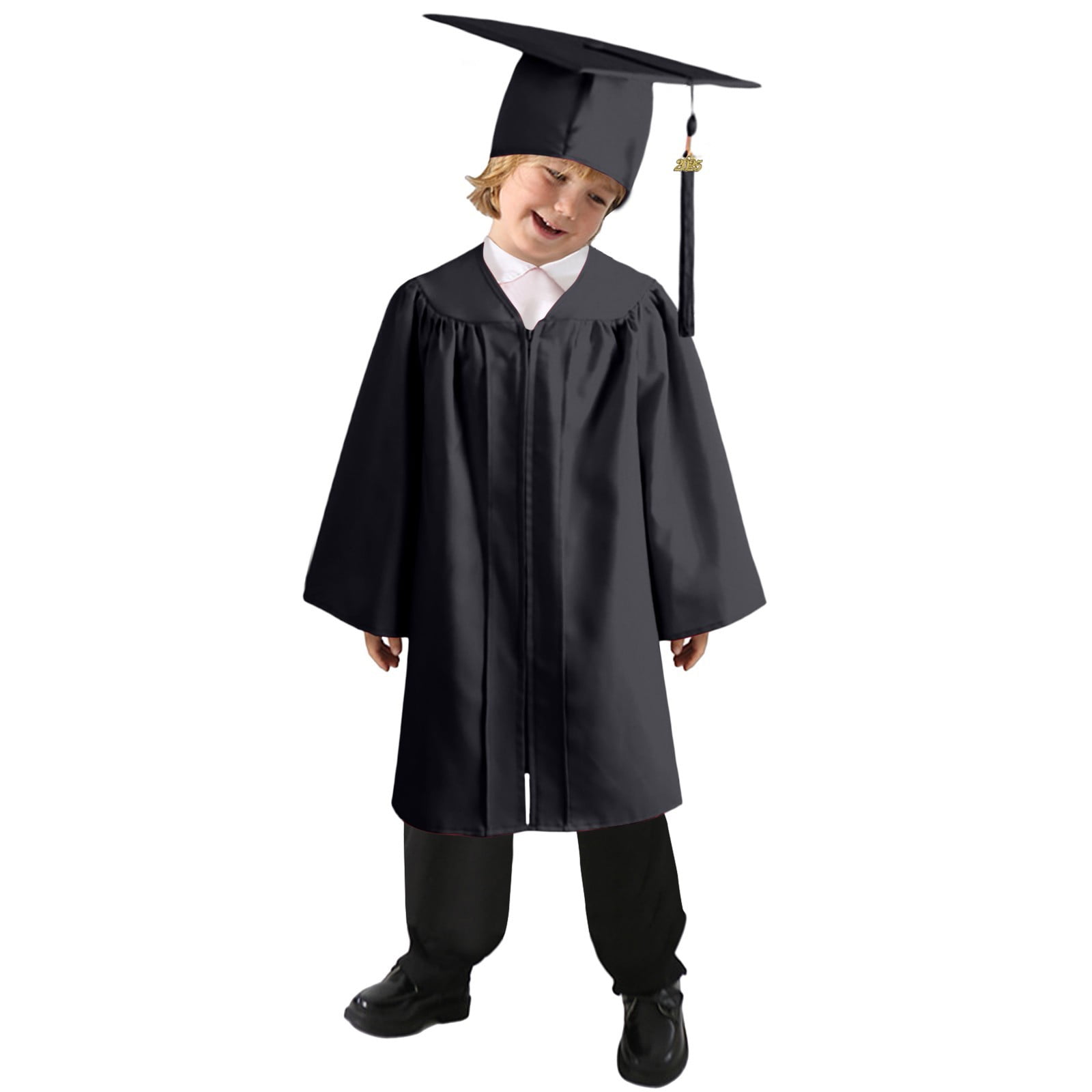 Toddler Primary School Graduation Cap and Gown for Toddlers Black Cap ...