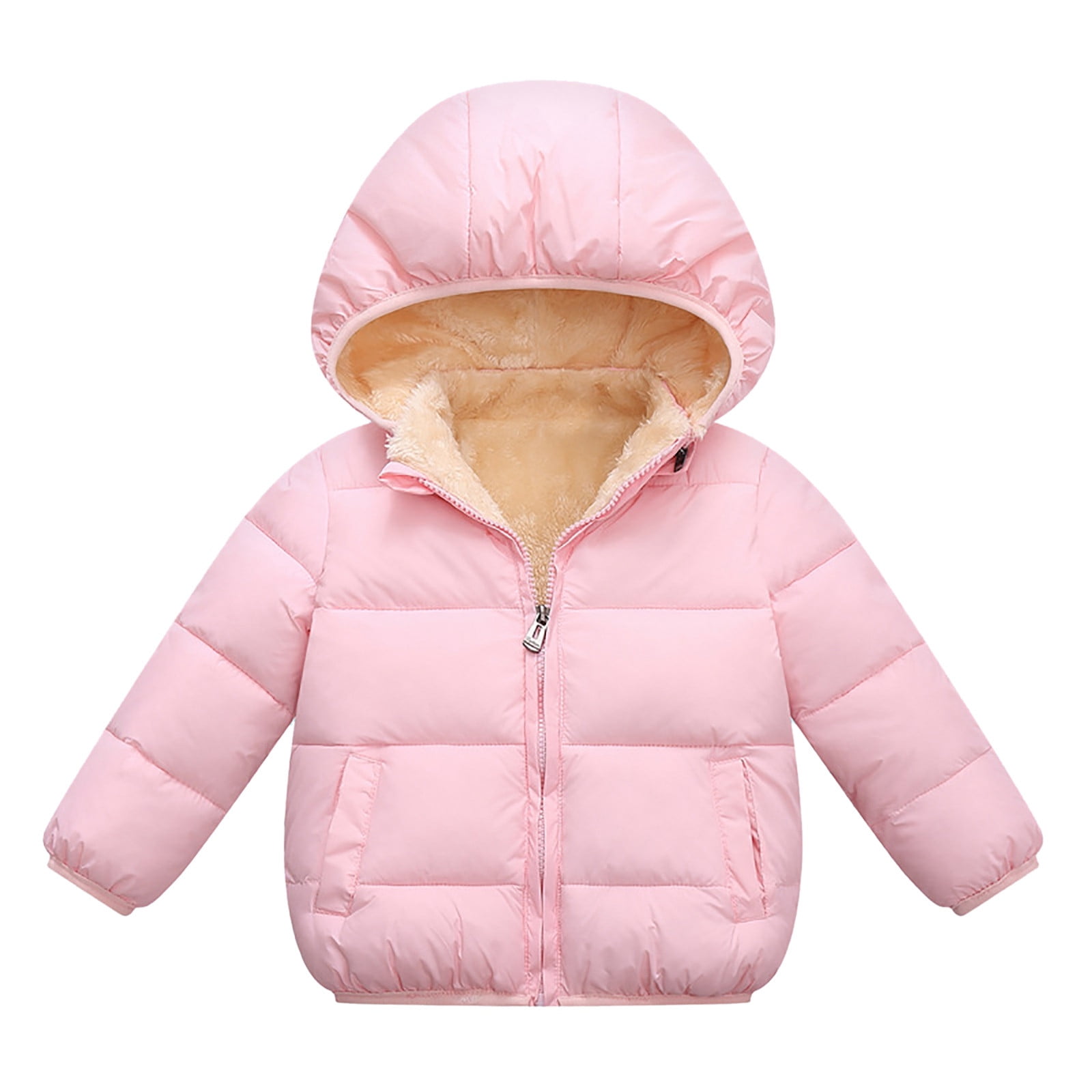Toddler Puffer Coat Baby Boys Winter Coat Cute Bear Ears With Hoods Thicken Windproof Zipper ...