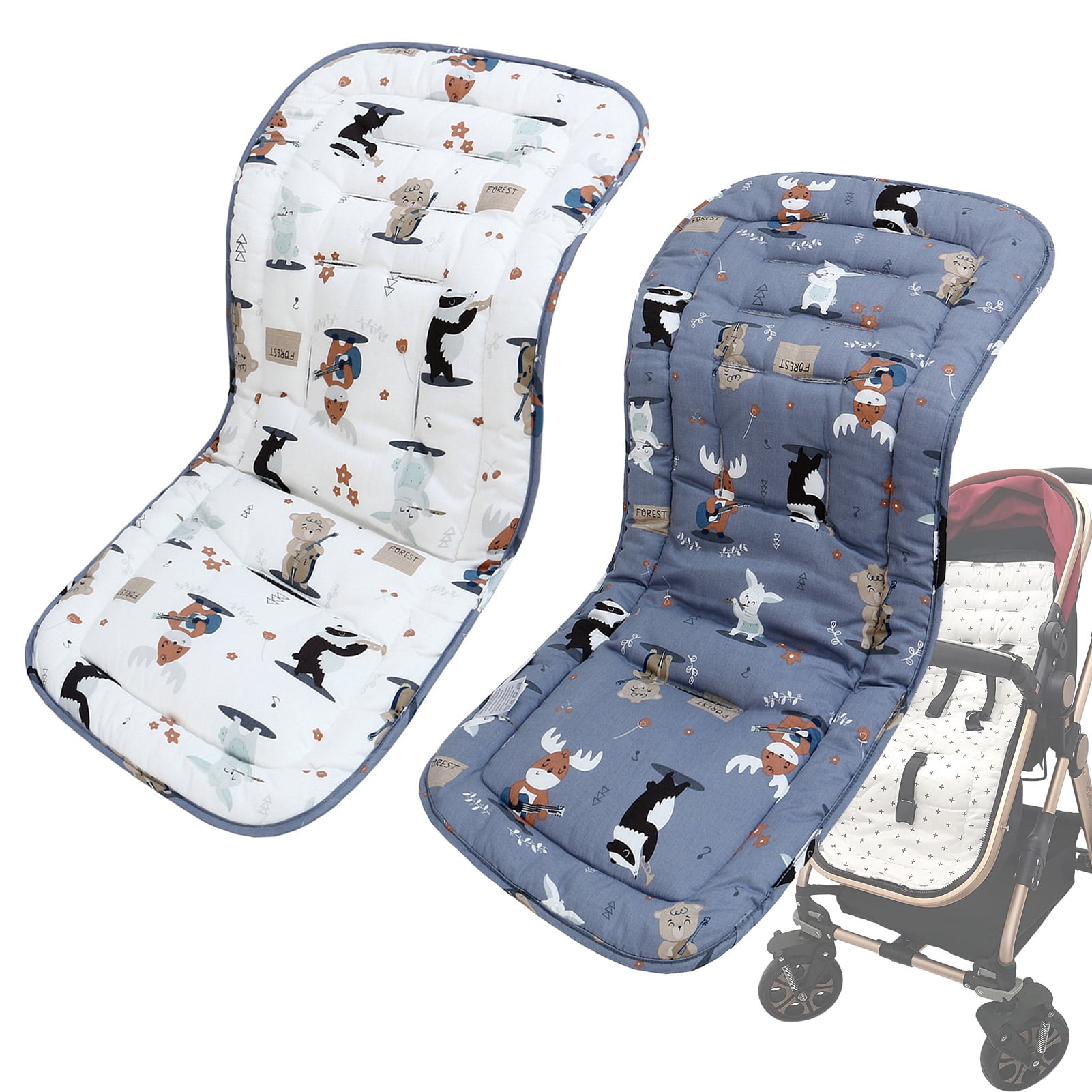 Toddler Pushchair Seat Liners,Seat Liner for child Pushchair Car,Double ...