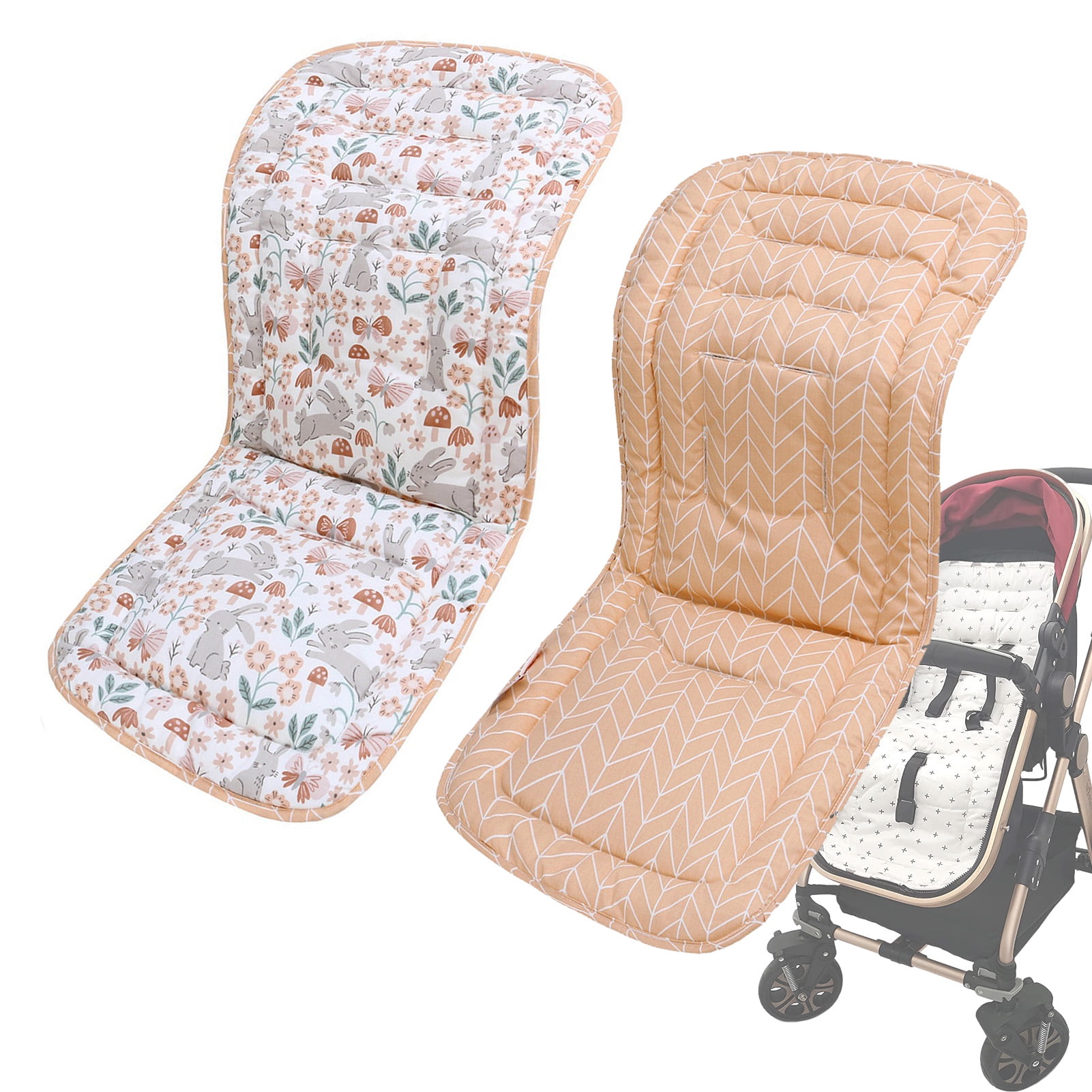 Toddler Pushchair Seat Liners,Seat Liner for child Pushchair Car,Double ...