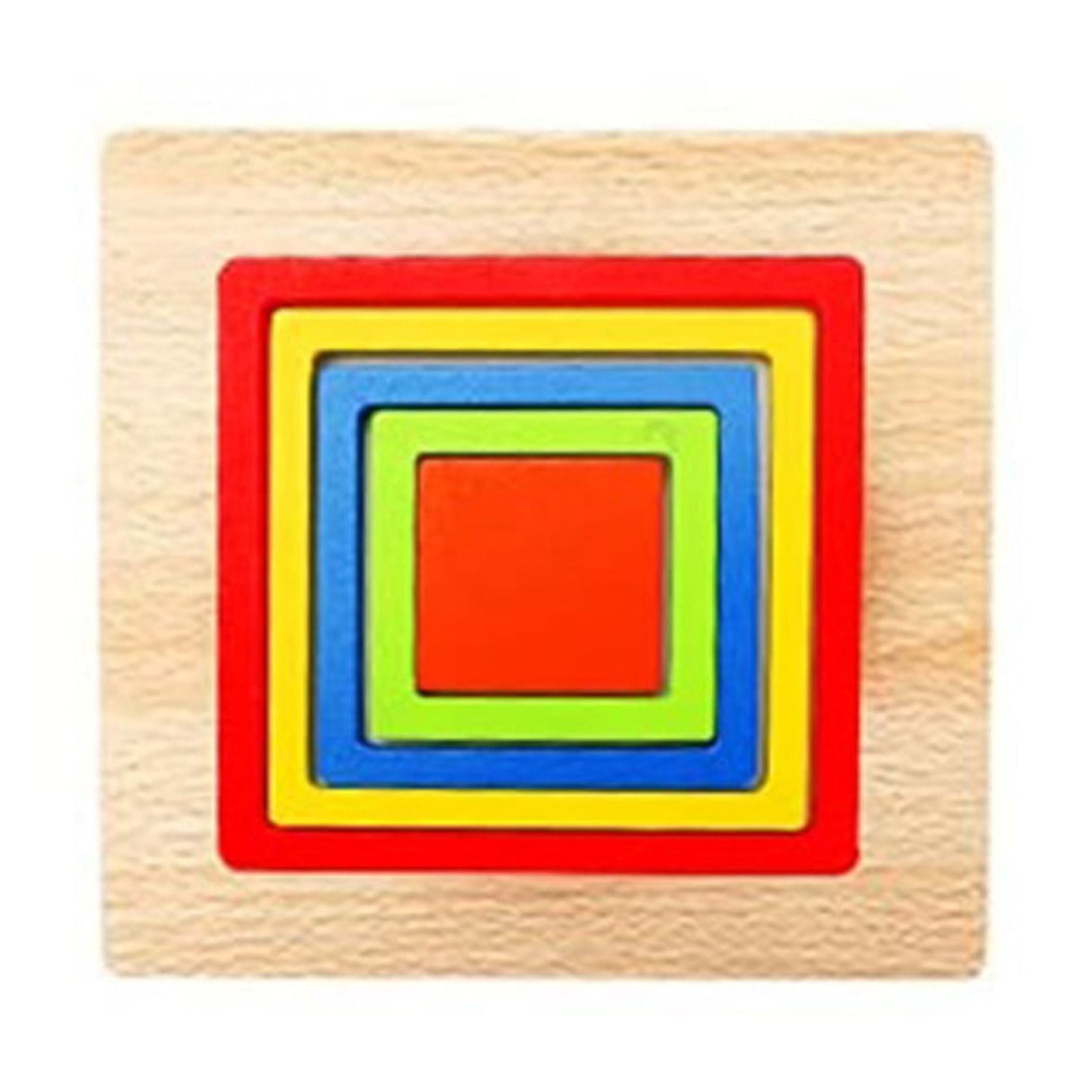 Toddler Puzzles Montessori Toy Wooden Shape Sorting Puzzle Sensory Toy ...