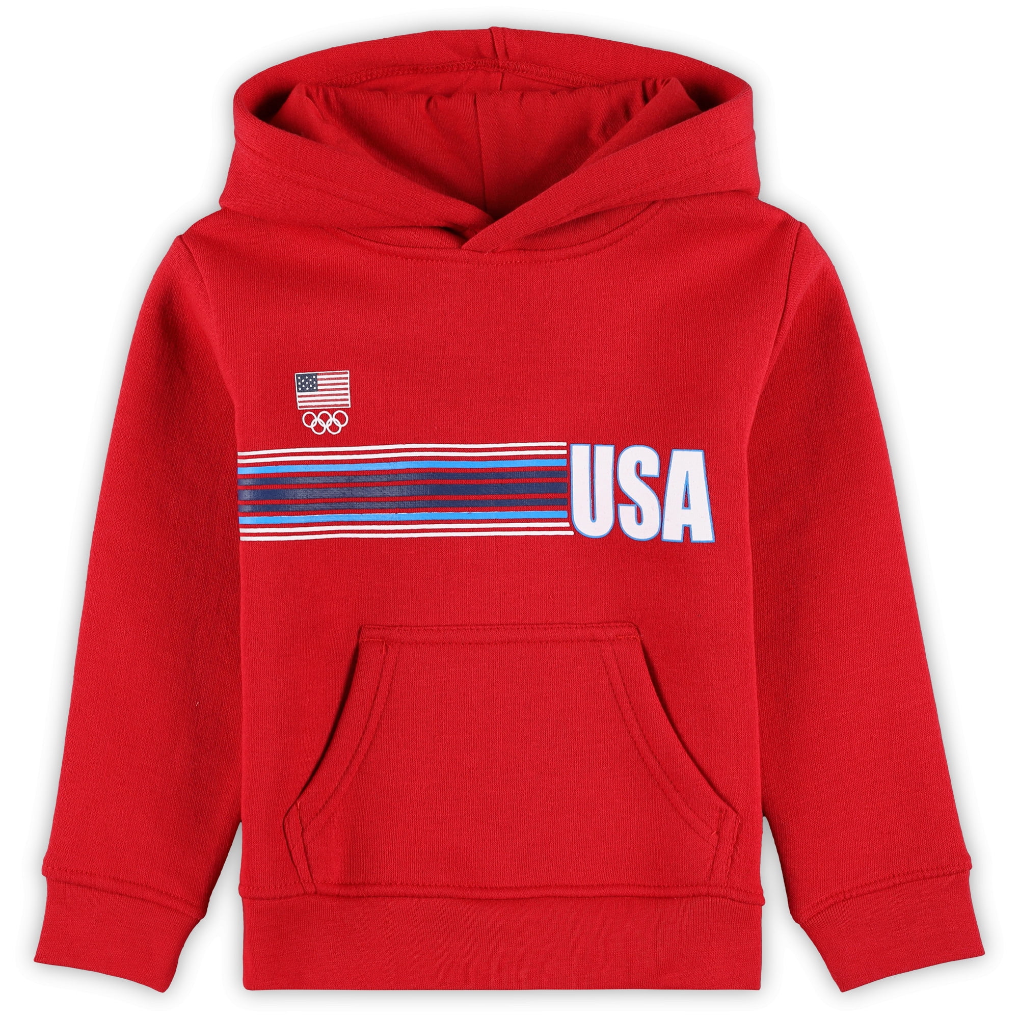 Toddler Red Team USA Sunset Pullover Hoodie - Walmart.com
