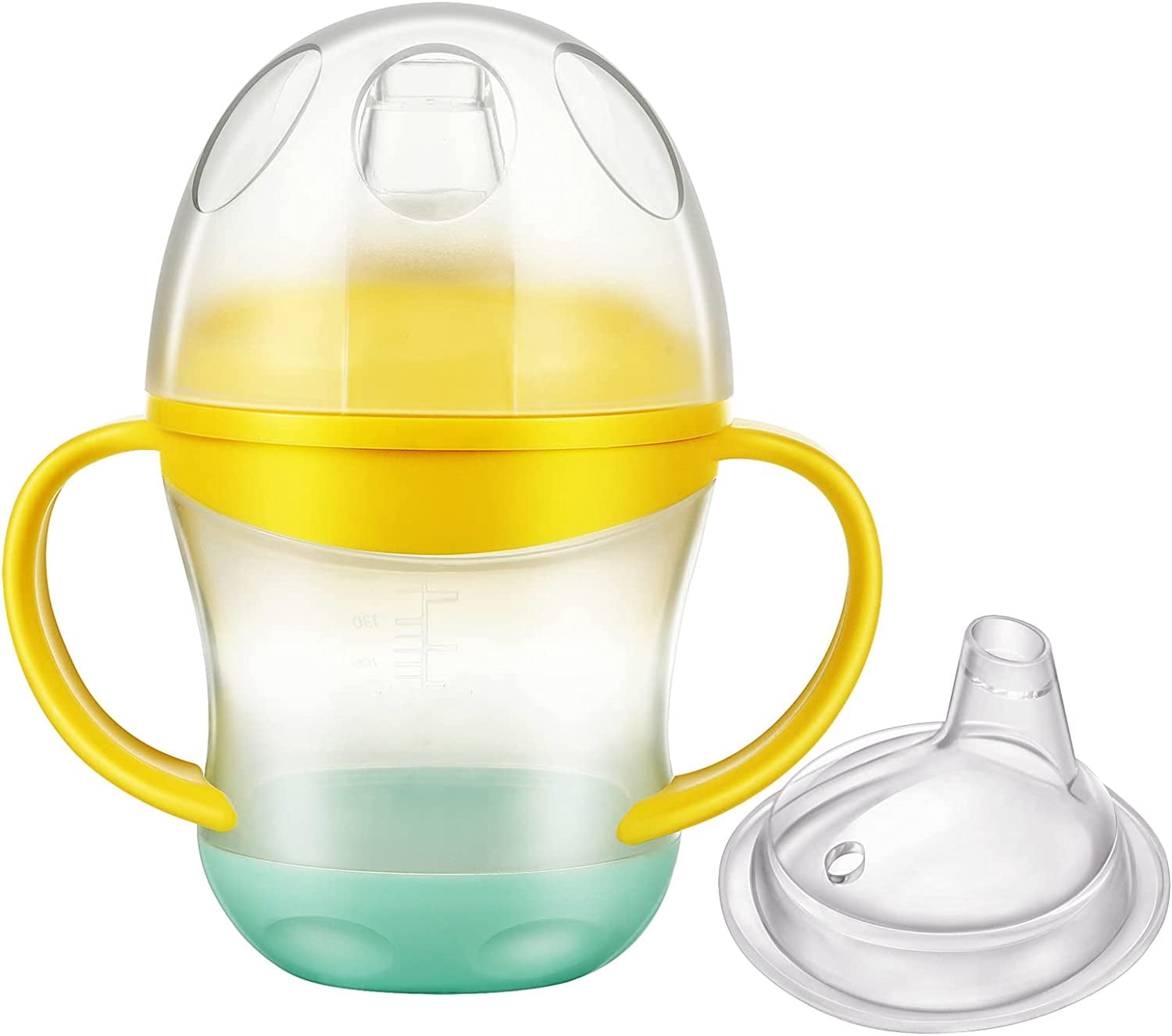Toddler Sippy Cup with Straw| Spill Proof Cup for Kids| Soft Spout Baby ...