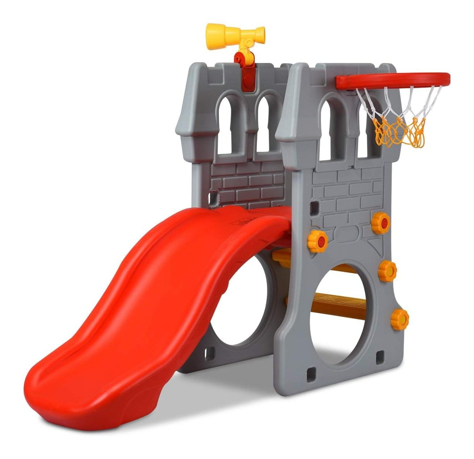 Toddler Slide Indoor for Age 3-8, 5 in 1 Kids Climber Slide with ...