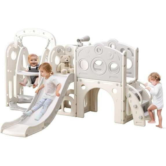 Toddler Slide Indoor Slides for Toddlers for Kids Indoor Slide Baby Plastic Play Slide with ...