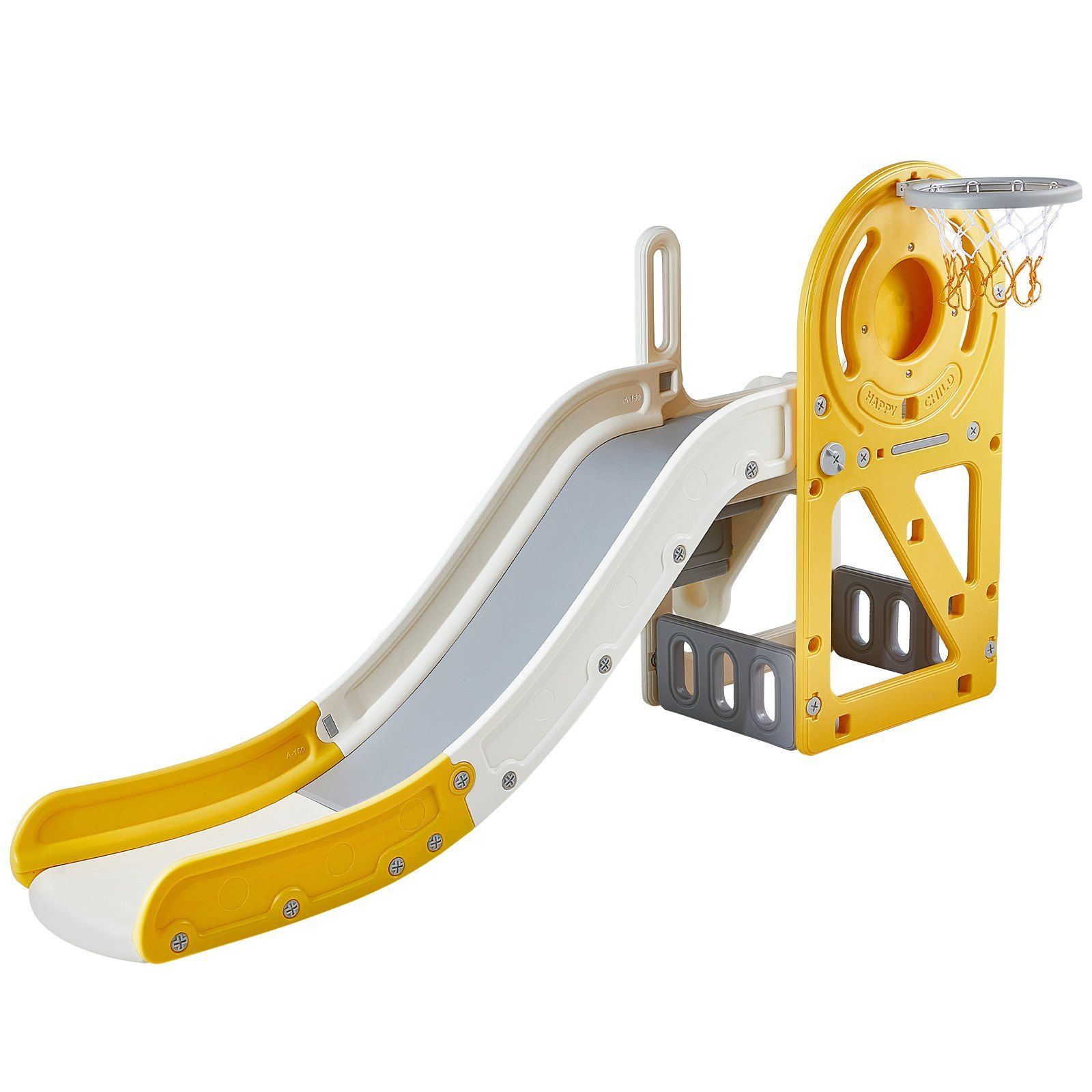 Toddler Slide, Kid Slide for Toddlers Age 1-3 w/Climbable Ladders ...