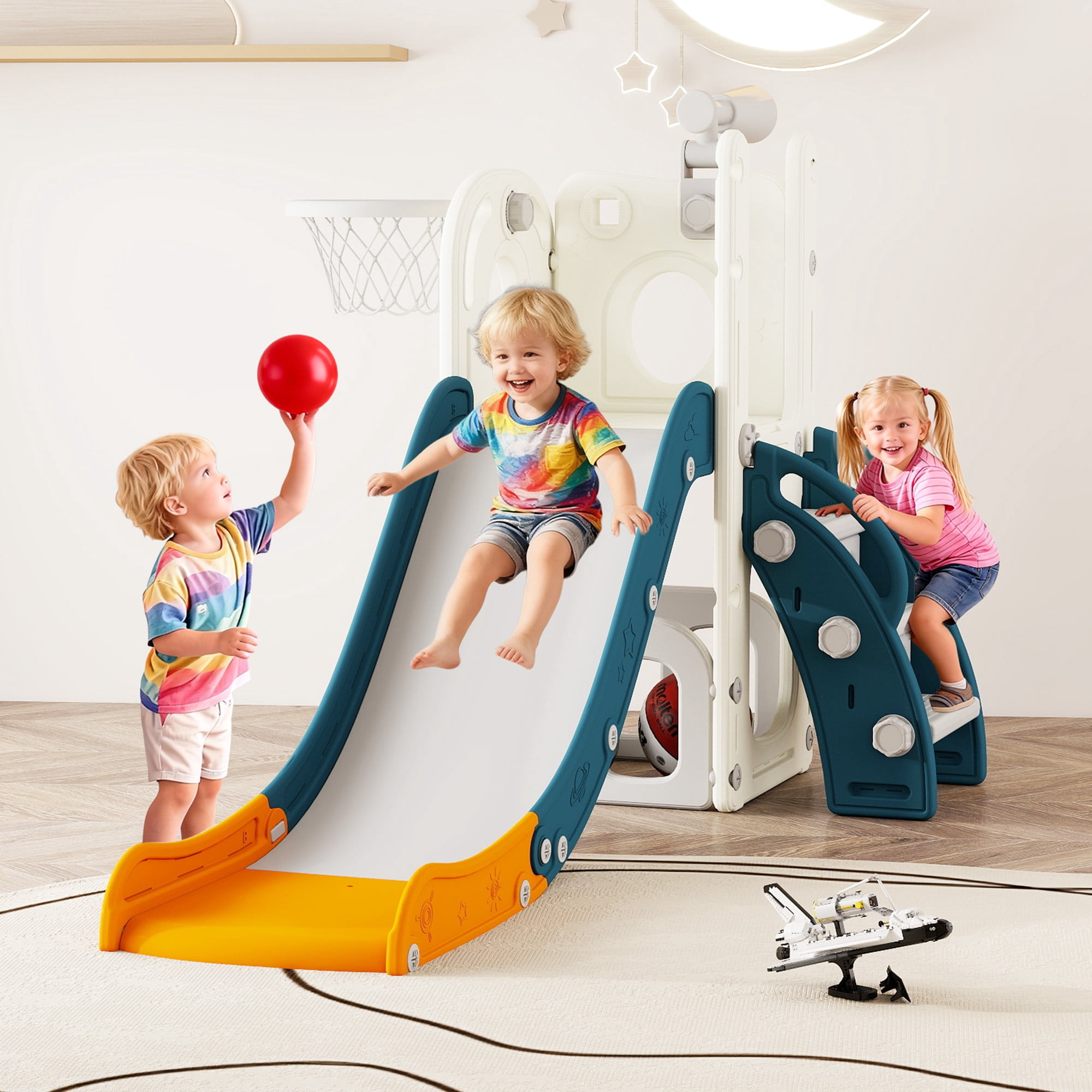 Toddler Slide Kids Climber Slides Baby Slider for Toddler Age 1-3,L ...