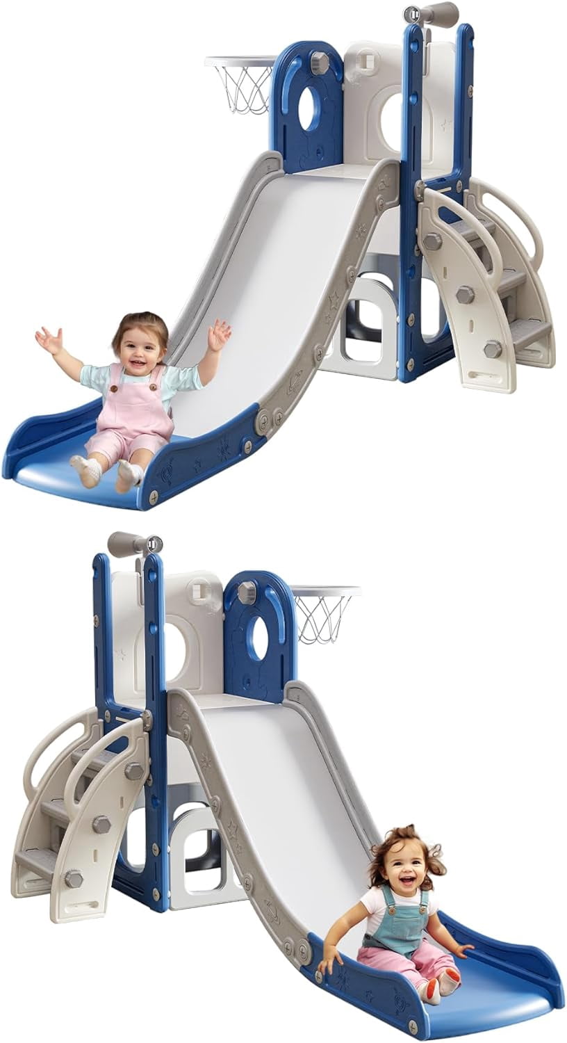 Toddler Slide, Kids Slide for Toddlers Indoor Playset for Toddlers with ...