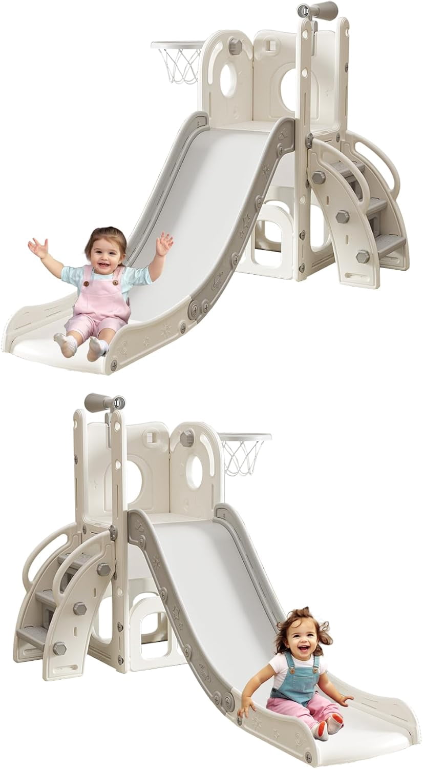 Toddler Slide, Kids Slide for Toddlers Indoor Playset for Toddlers with ...