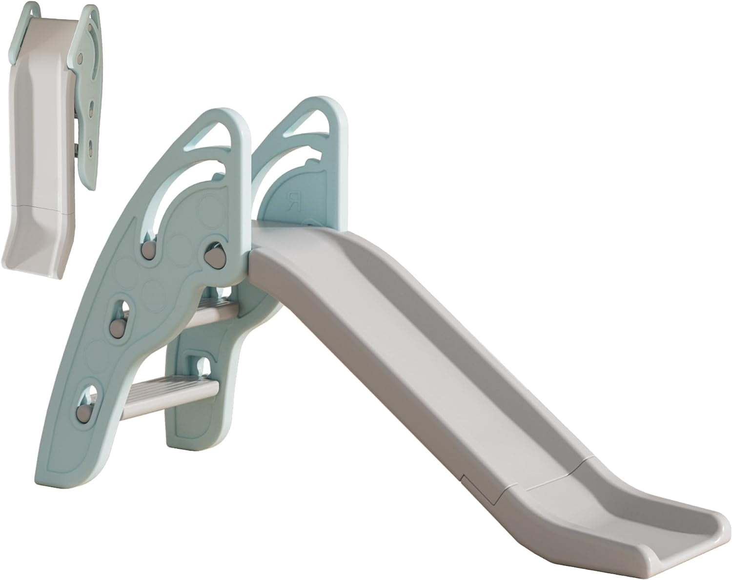 Toddler Slide Large Play Climber Slide PlaySet with Extra Long Slipping ...