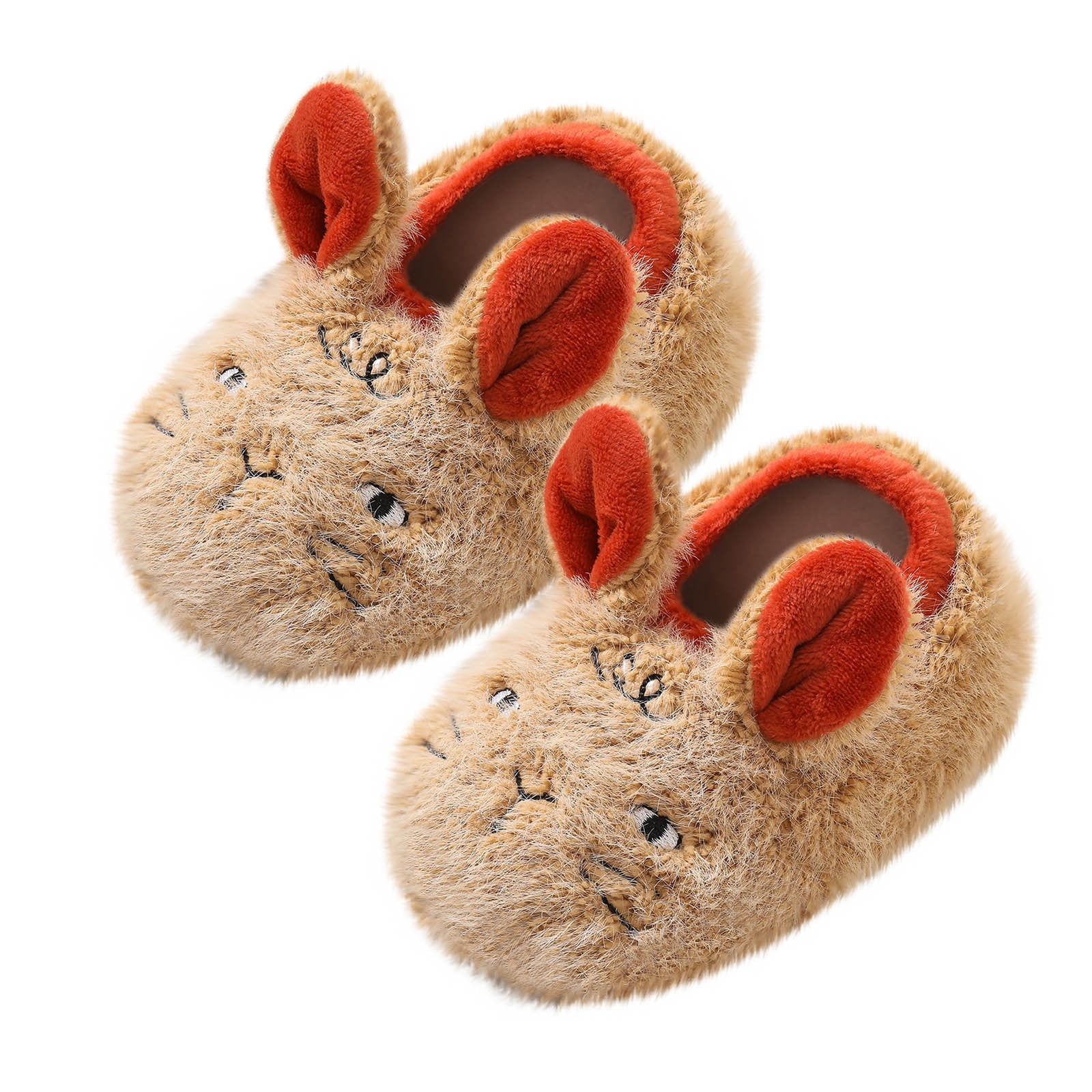 Toddler Slippers Girl Boy House Slipper Kids Rabbit Winter Slipper Warm ...
