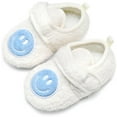 Toddler Smiley Face Slippers Boys Girls House Indoor Non Slip Shoes ...