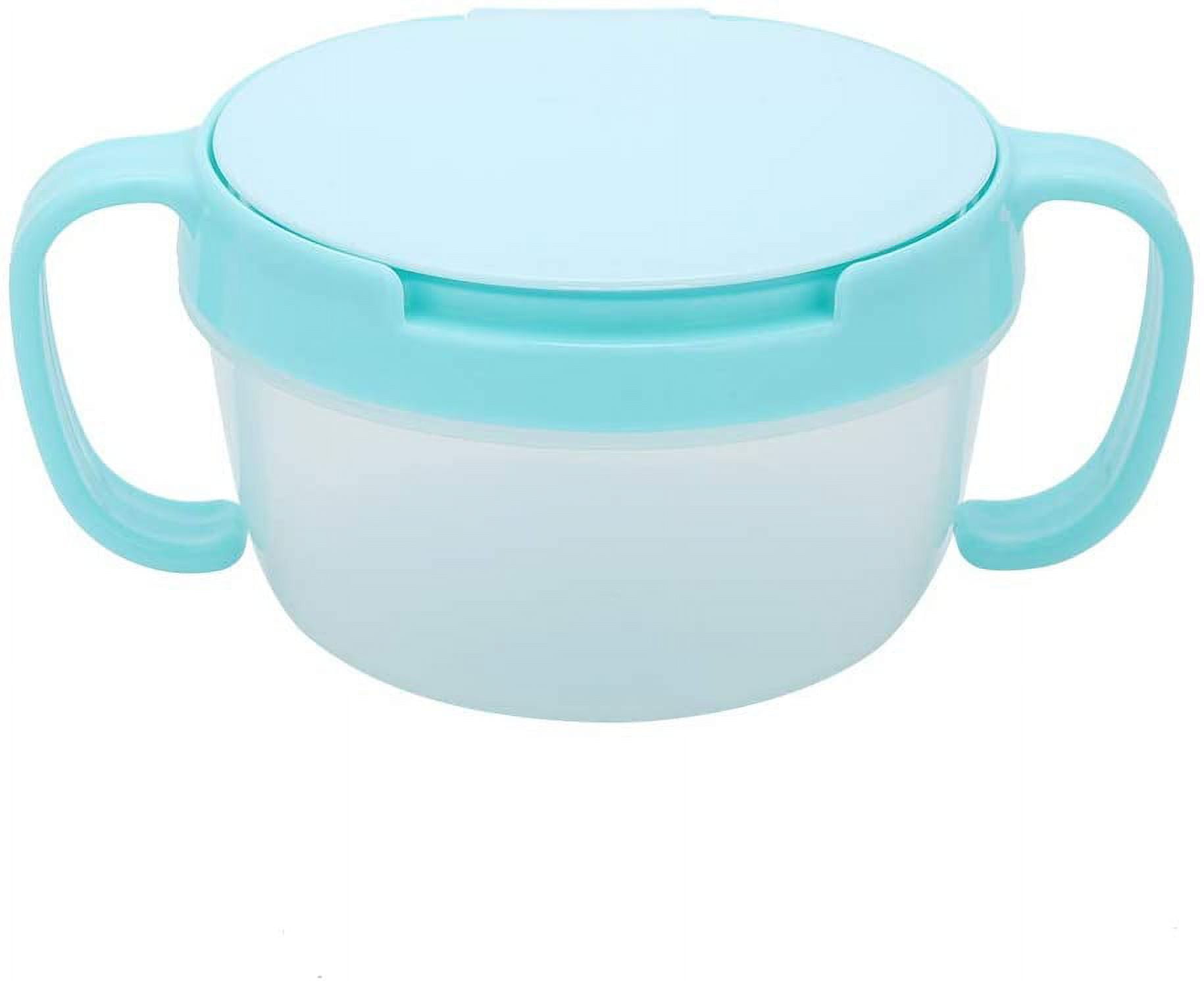Toddler Snack Cups, Snack Cups for Toddlers Spill Proof, Portable Baby ...